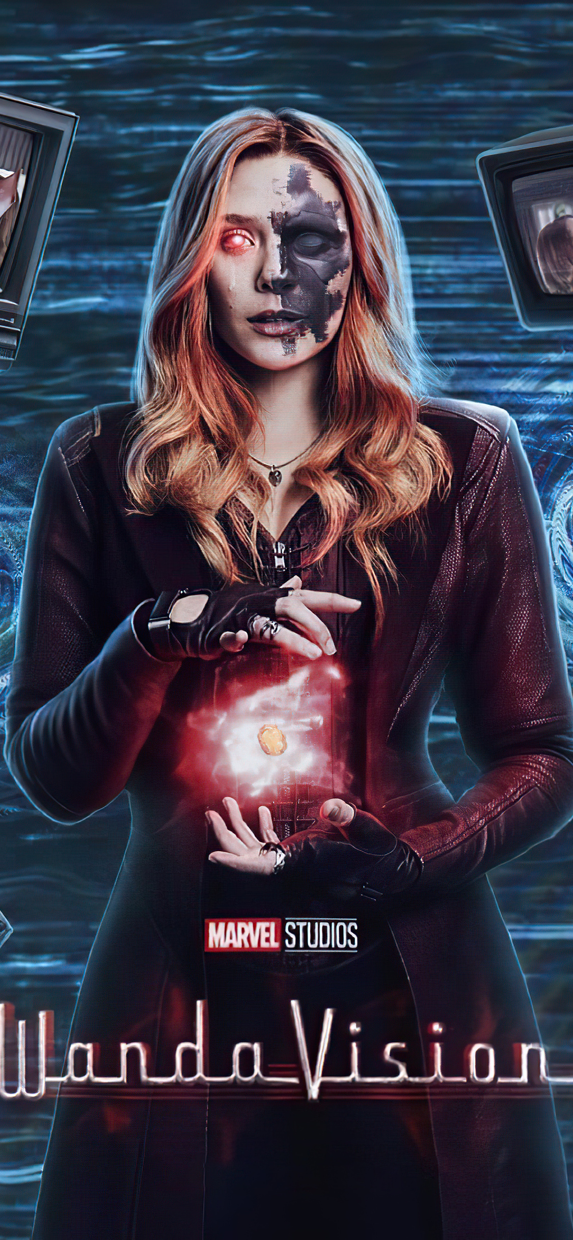 1125x2436 Wanda Vision Darkness 4k Iphone XS,Iphone 10,Iphone X ,HD 4k ...