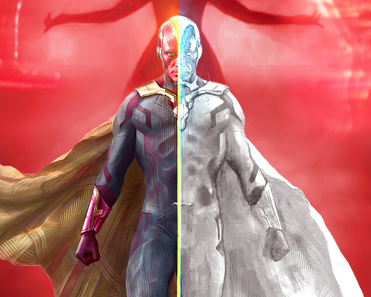 1280x1024 Wanda Vs Agatha Poster 4k Wallpaper,1280x1024 Resolution HD ...