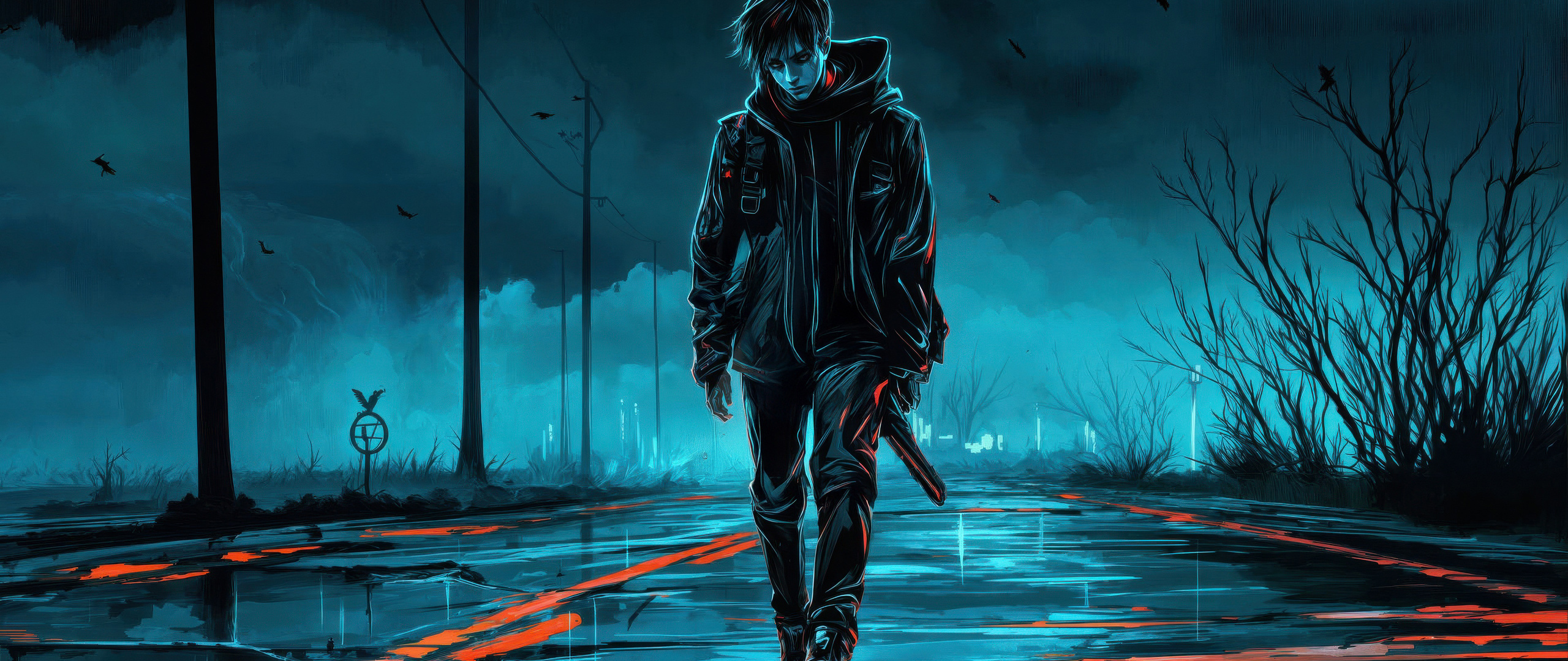 2560x1080 Wanderer Of The Ruined Path Wallpaper,2560x1080 Resolution HD ...