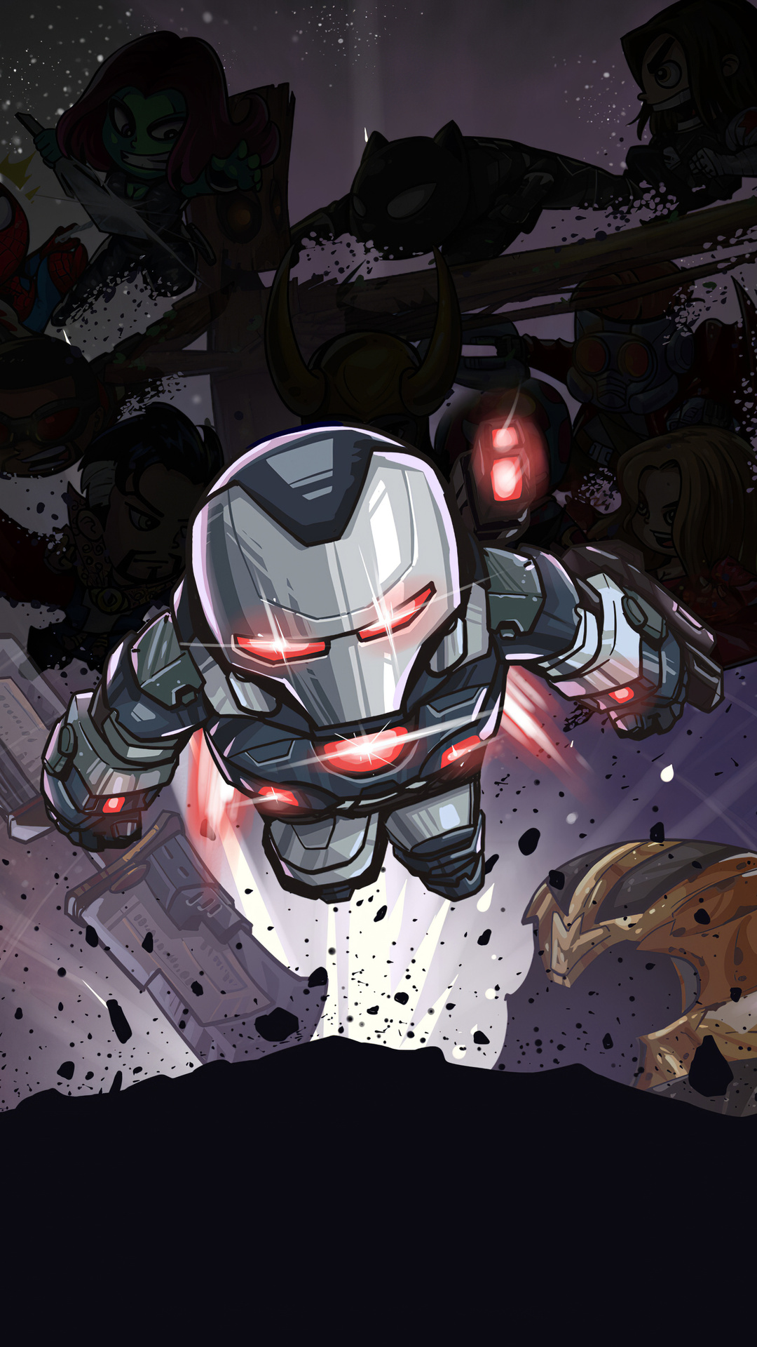 1080x1920 War Machine Little Art Iphone 7,6s,6 Plus, Pixel xl ,One Plus ...