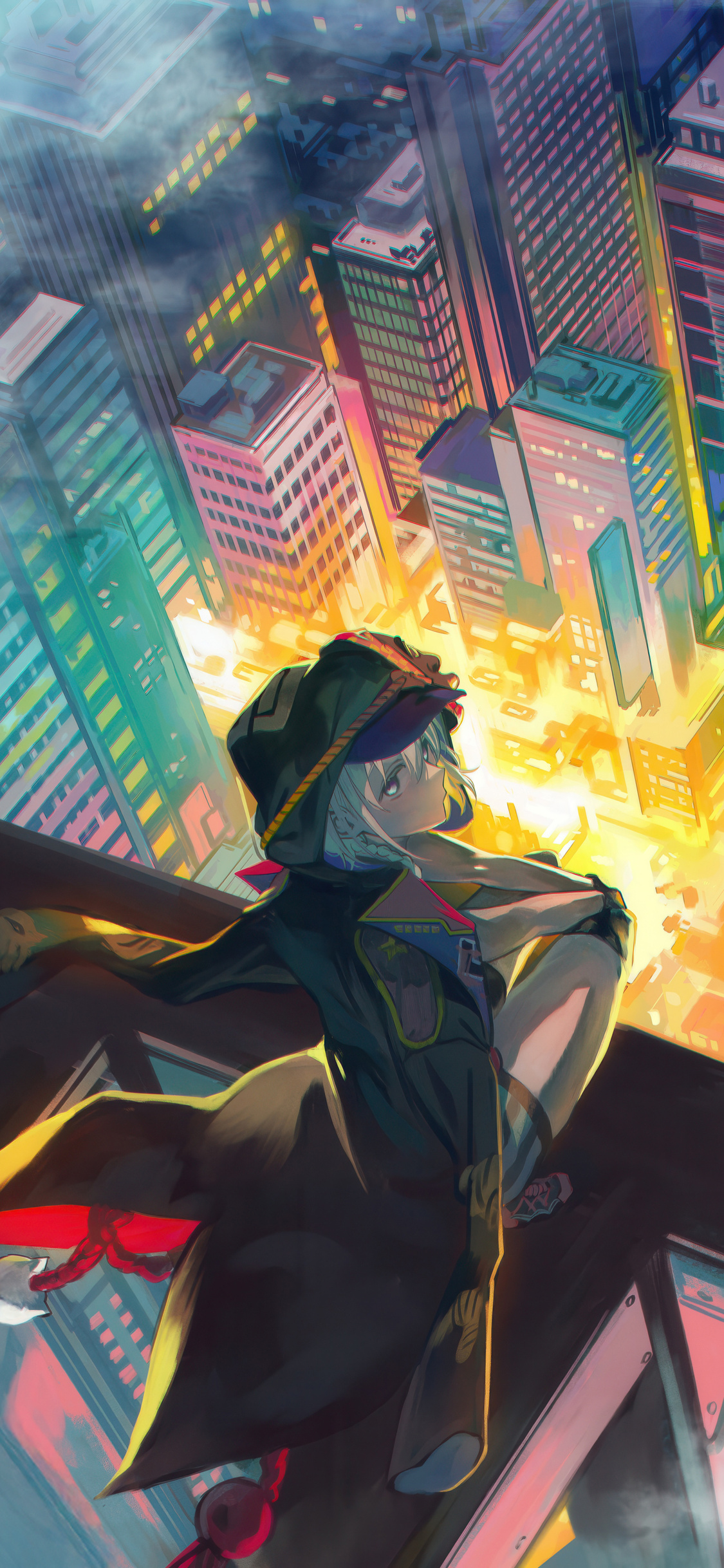 1125x2436 Watching Over The City Iphone XS,Iphone 10,Iphone X ,HD 4k ...