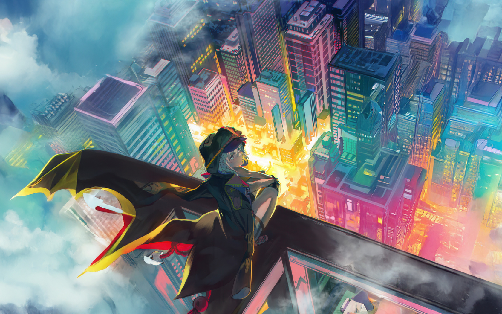 1680x1050 Watching Over The City Wallpaper,1680x1050 Resolution HD 4k ...