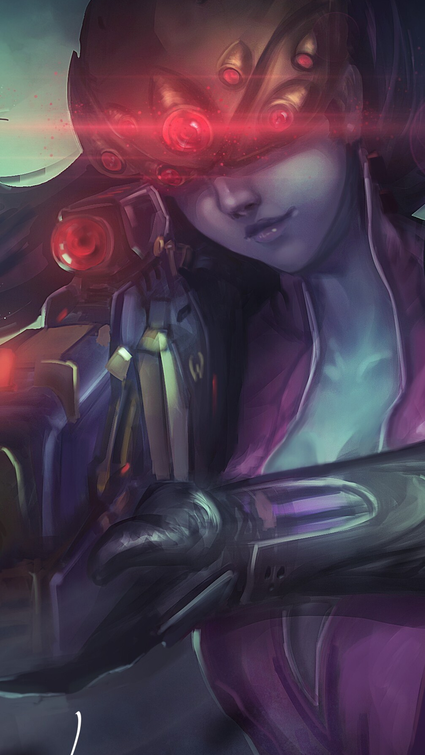 1440x2560 Widowmaker Overwatch 4k Samsung Galaxy S6,S7 ,Google Pixel XL ...