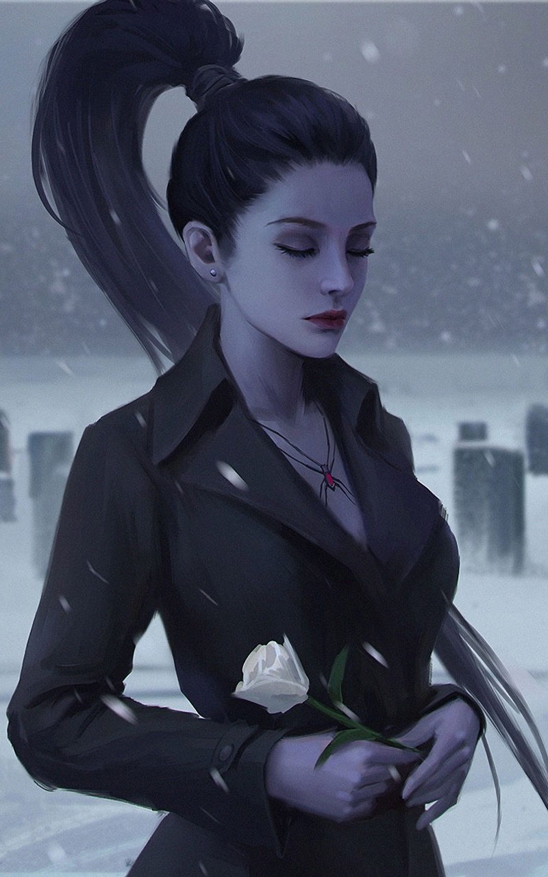 800x1280 Widowmaker Overwatch In Graveyard Nexus 7,Samsung Galaxy Tab ...