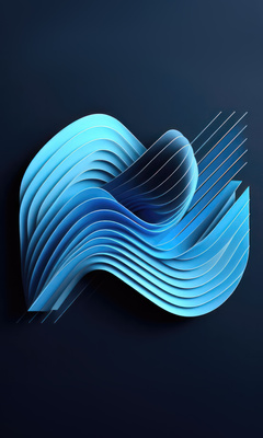 240x400 Windows 11 Shapes 5k Acer E100,Huawei,Galaxy S Duos,LG 8575 ...