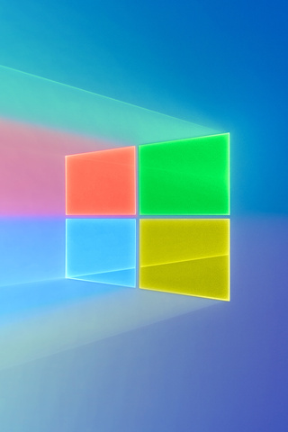 320x480 Windows Refraction Logo 4k Apple Iphone,iPod Touch,Galaxy Ace ...