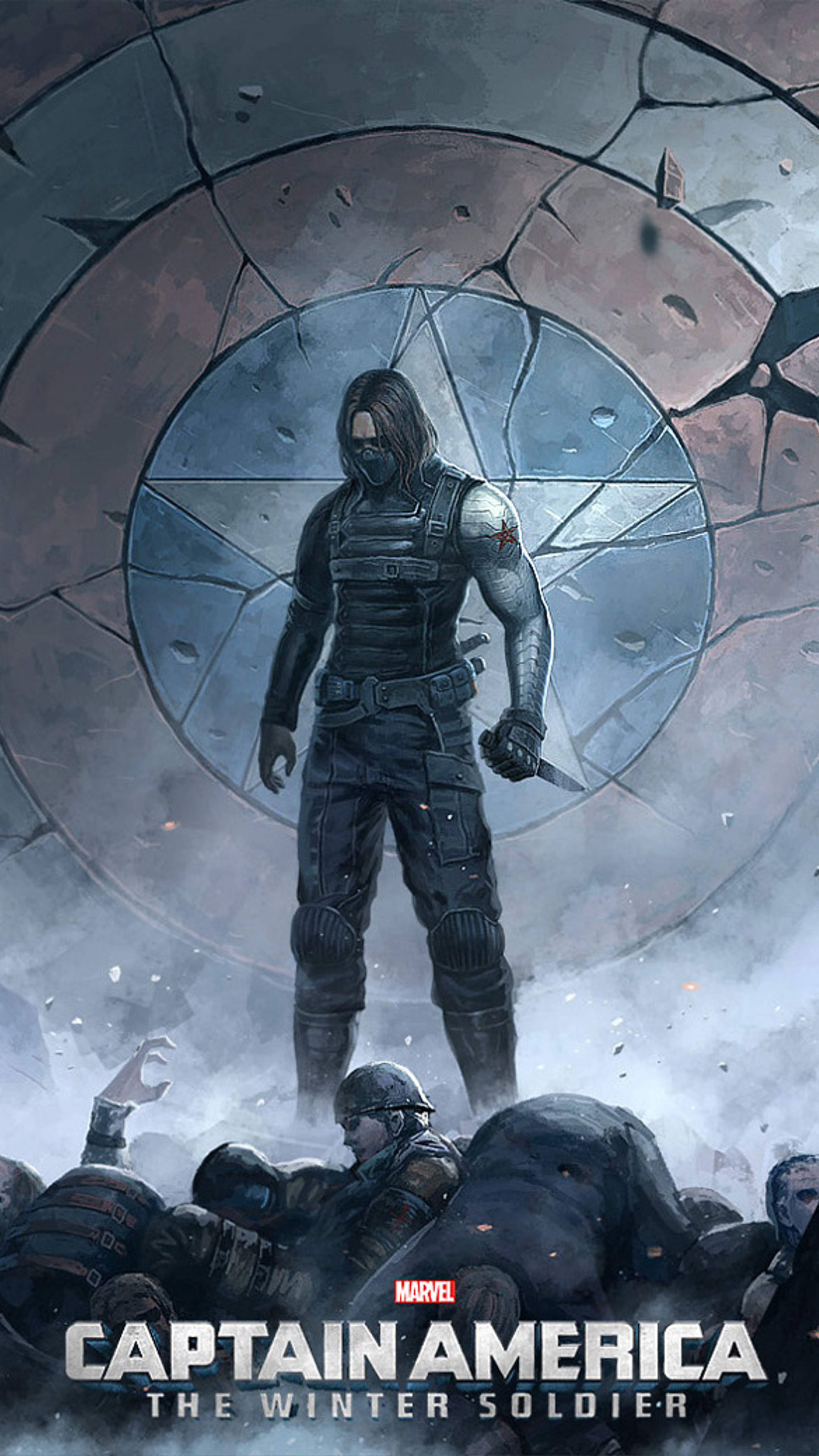 2160x3840 Winter Solider Art Sony Xperia X,XZ,Z5 Premium ,HD 4k ...