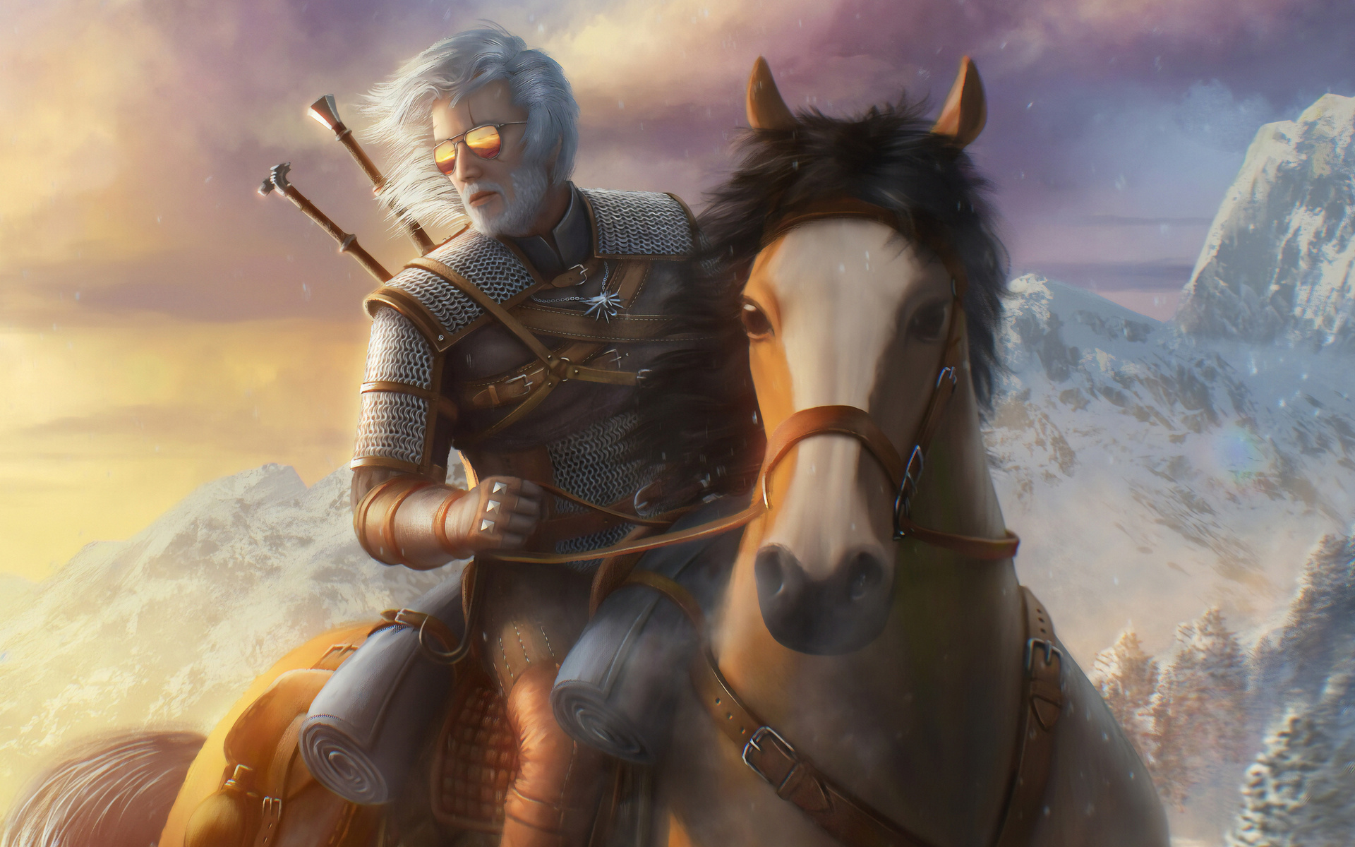 1920x1200 Witcher On Horse 1080P Resolution ,HD 4k Wallpapers,Images ...