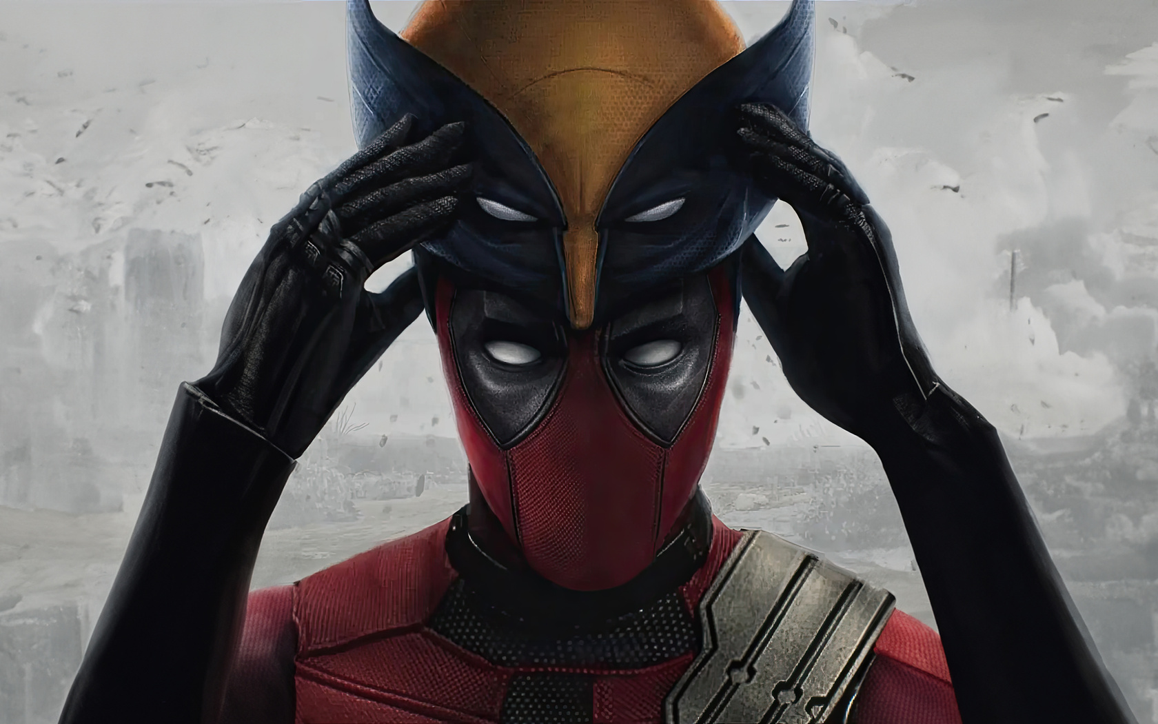 1680x1050 Wolverine And Deadpool Mask Off Wallpaper,1680x1050 ...