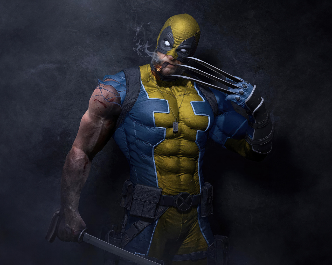 1280x1024 Wolverine Cigar And Claws Wallpaper,1280x1024 Resolution HD ...