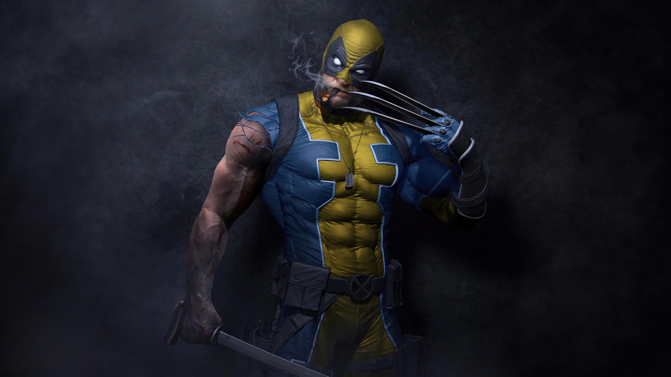 1366x768 Wolverine Cigar And Claws Laptop HD ,HD 4k Wallpapers,Images ...