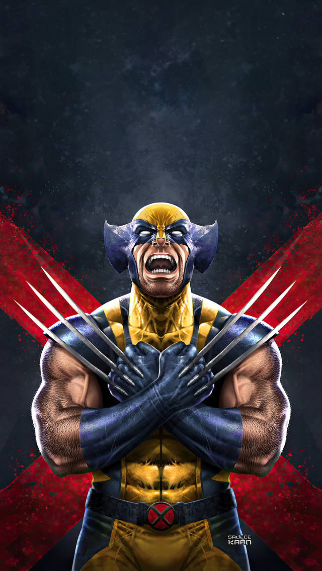 640x1136 Wolverine Leap Of Legend iPhone 5,5c,5S,SE ,Ipod Touch ,HD 4k ...