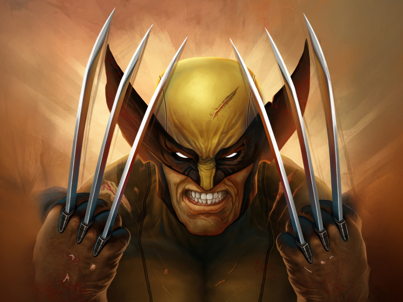 1400x1050 Wolverine The World On Fire Wallpaper,1400x1050 Resolution HD ...