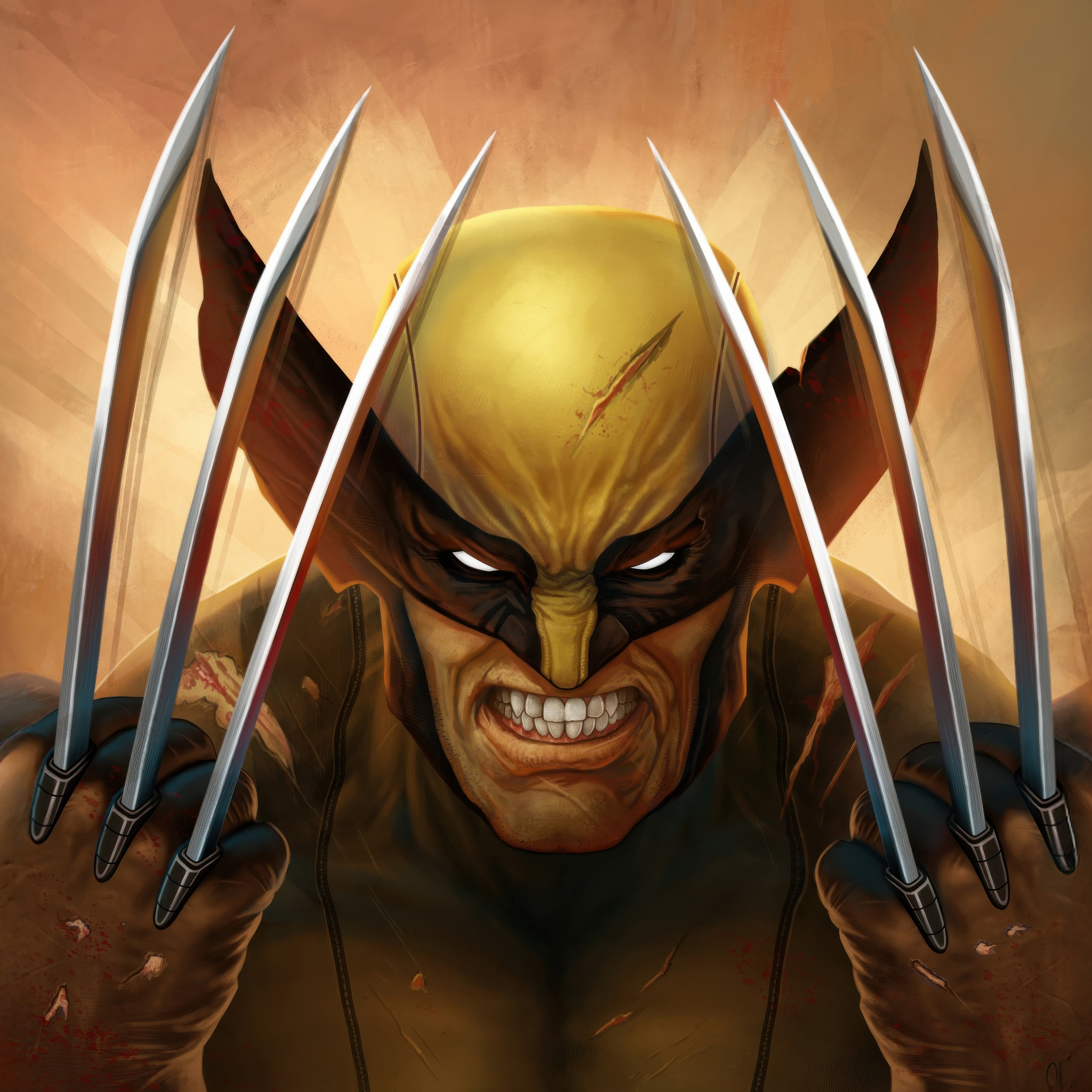 2048x2048 Wolverine The World On Fire Ipad Air ,HD 4k Wallpapers,Images ...