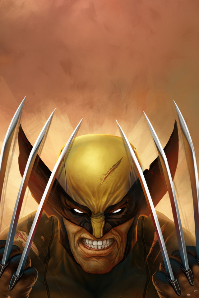 640x960 Wolverine The World On Fire iPhone 4, iPhone 4S ,HD 4k ...