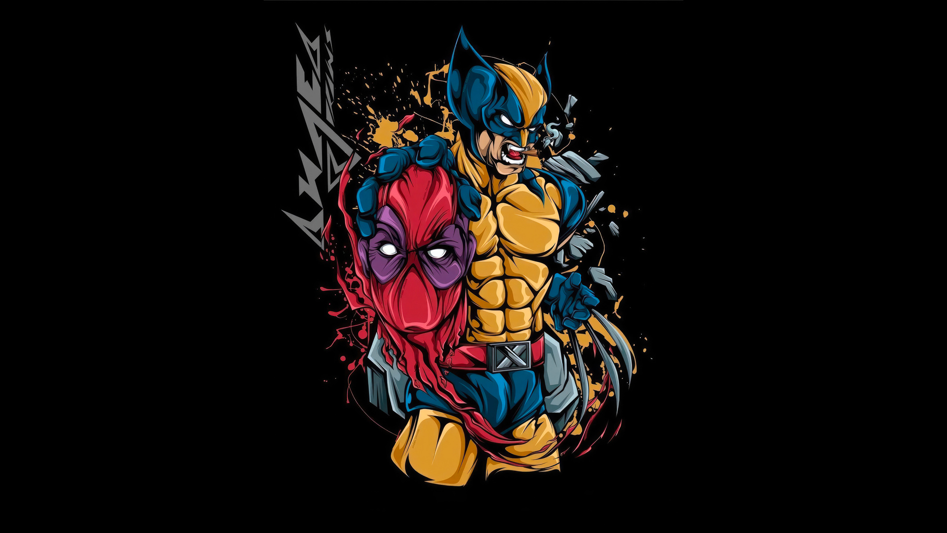 1920x1080 Wolverine X Deadpool 5k Laptop Full HD 1080P ,HD 4k ...