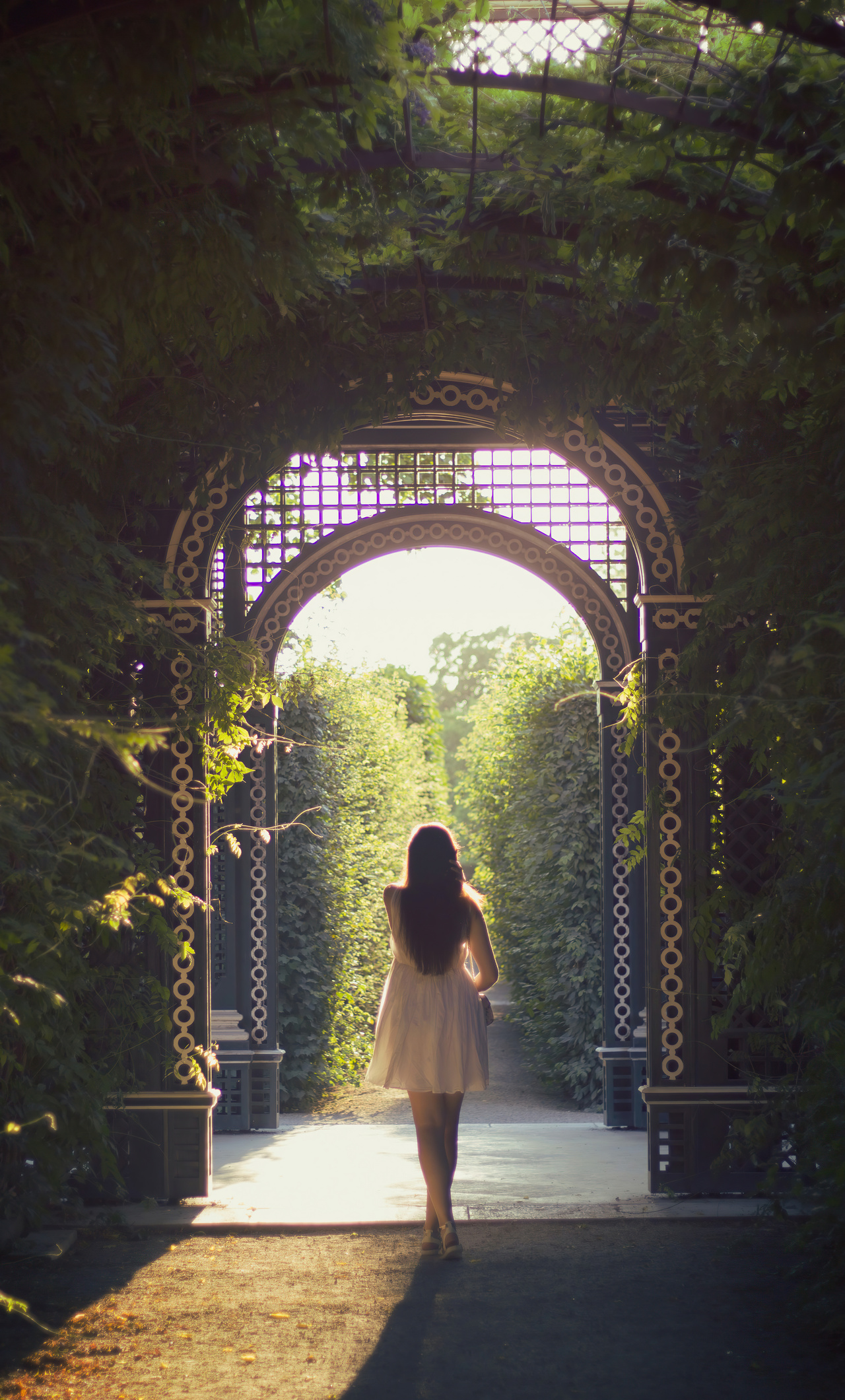 1280x2120 Women Walking Alone On The Path Way iPhone 6+ ,HD 4k ...