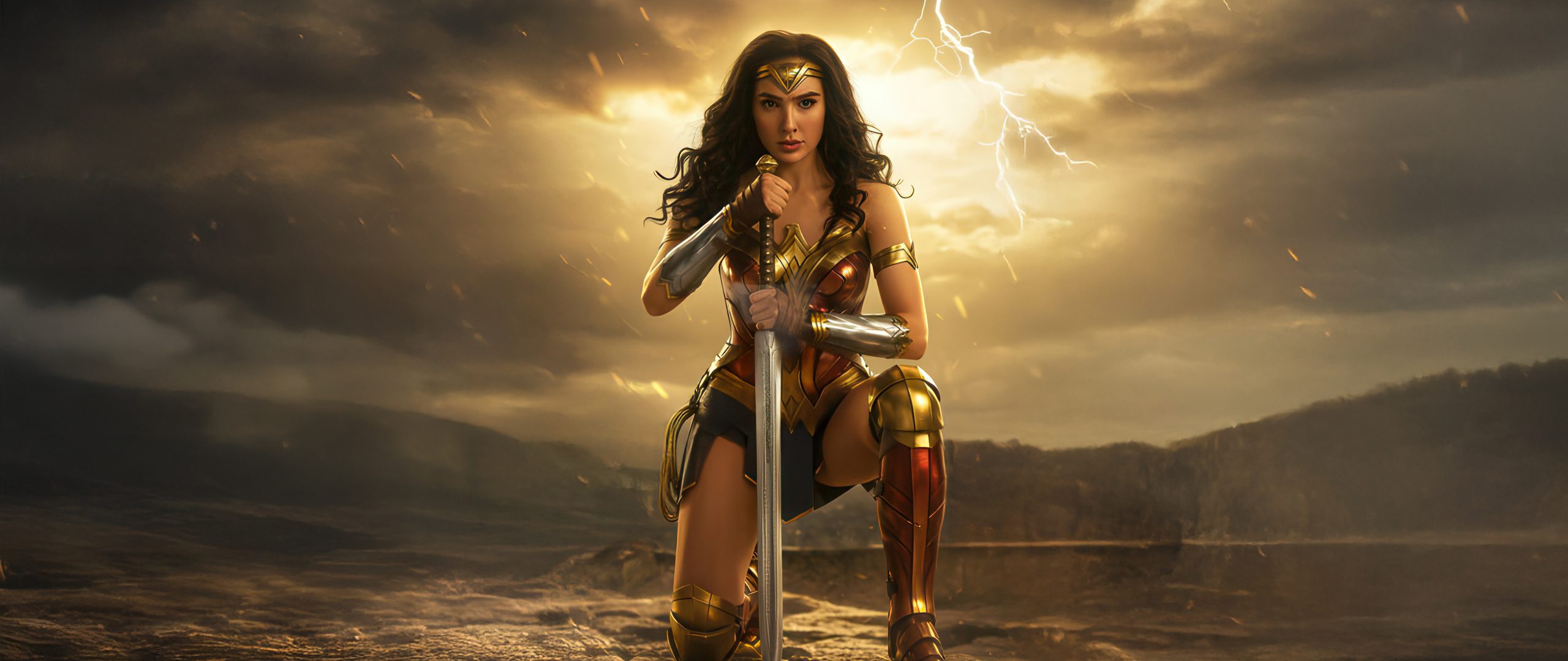 2560x1080 Wonder Woman Mighty Sword Warrior Wallpaper,2560x1080 Resolution HD 4k Wallpapers ...