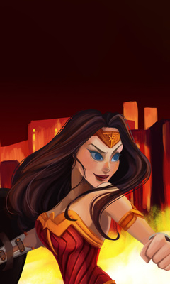 240x400 Wonder Woman The Champion Of Truth Acer E100,Huawei,Galaxy S ...