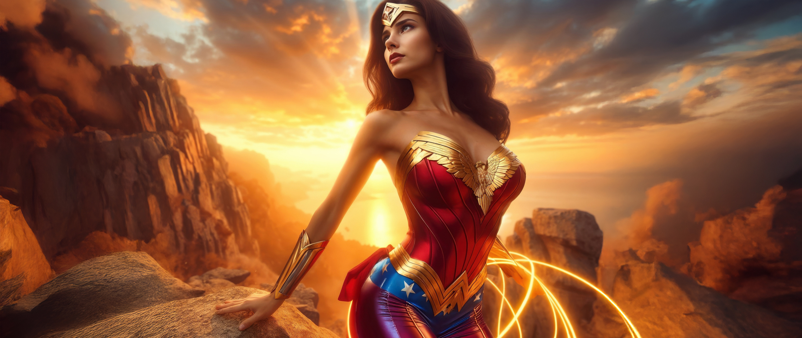 2560x1080 Wonder Woman The Goddess Of Justice Wallpaper,2560x1080 Resolution HD 4k Wallpapers ...