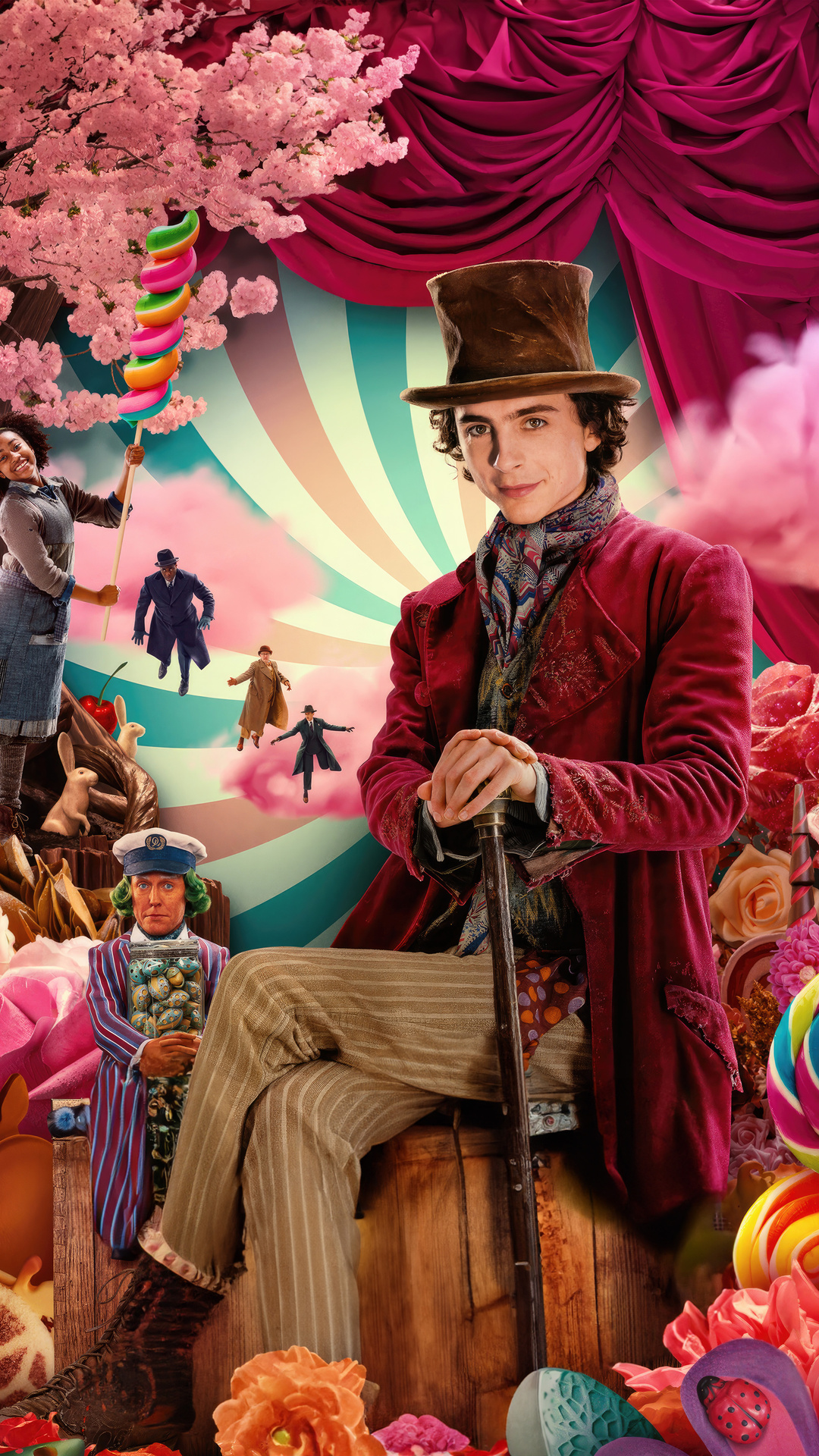 1080x1920 Wonka Movie 5k Iphone 7,6s,6 Plus, Pixel xl ,One Plus 3,3t,5 ...