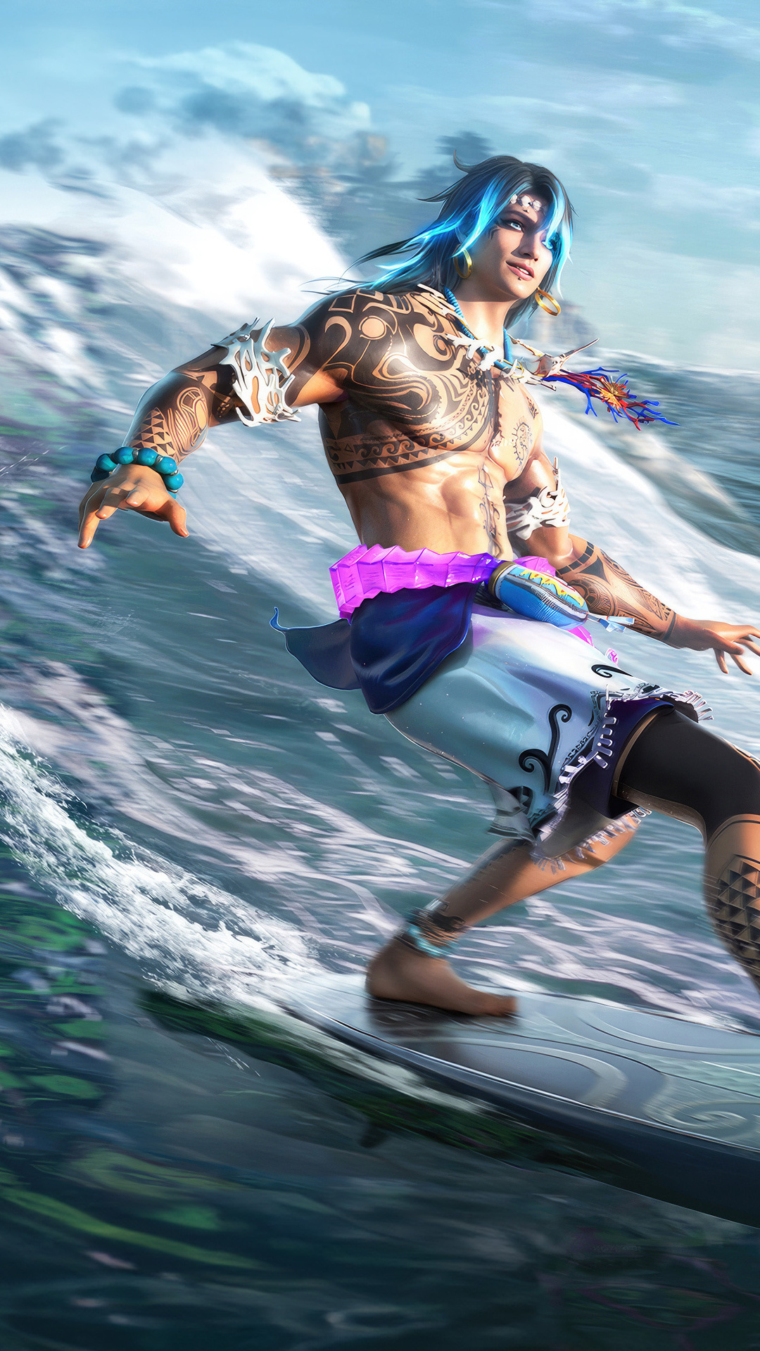 1080x1920 Wrathful Neptune Tidal Pubg Iphone 7,6s,6 Plus, Pixel xl ,One ...