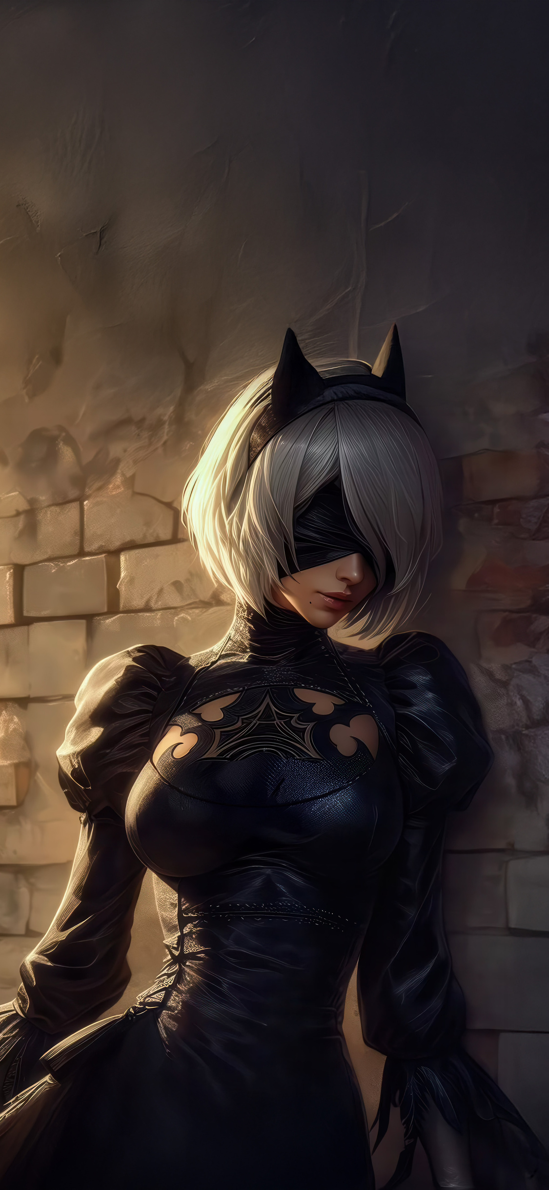 1125x2436 Yorha 2b Nier Automata Cool Portrait Iphone XS,Iphone 10 ...