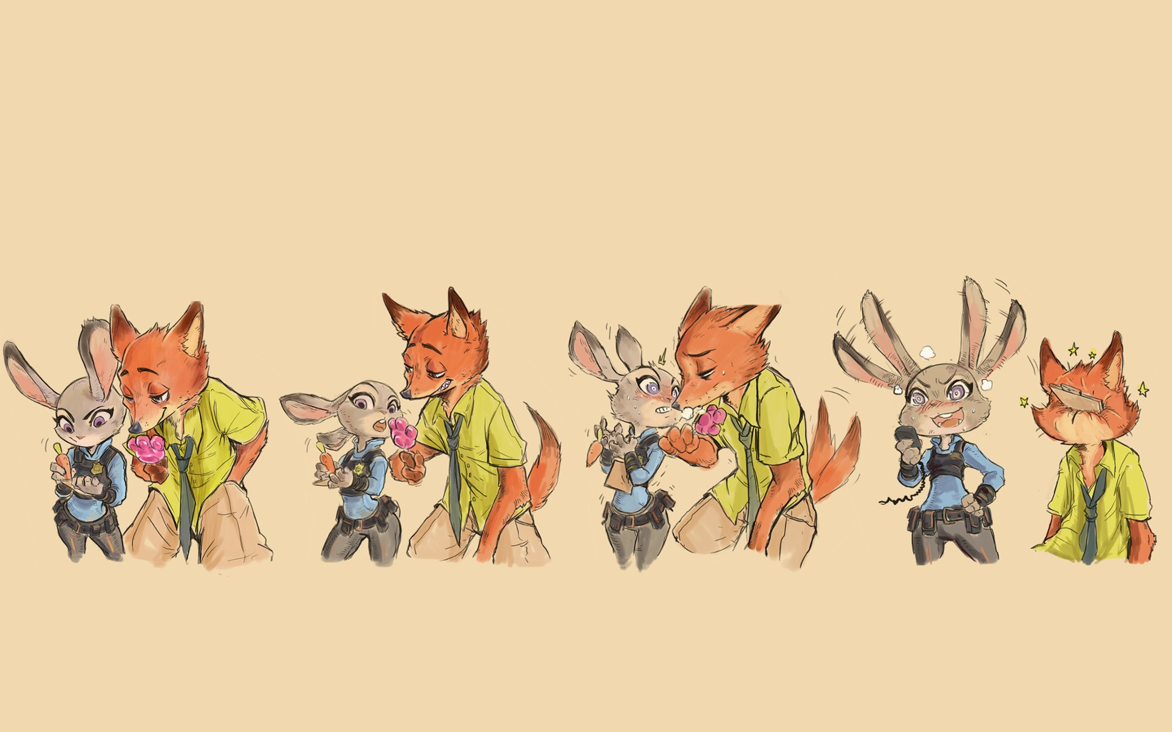 3840x2400 Zootopia Artwork 4K ,HD 4k Wallpapers,Images,Backgrounds ...