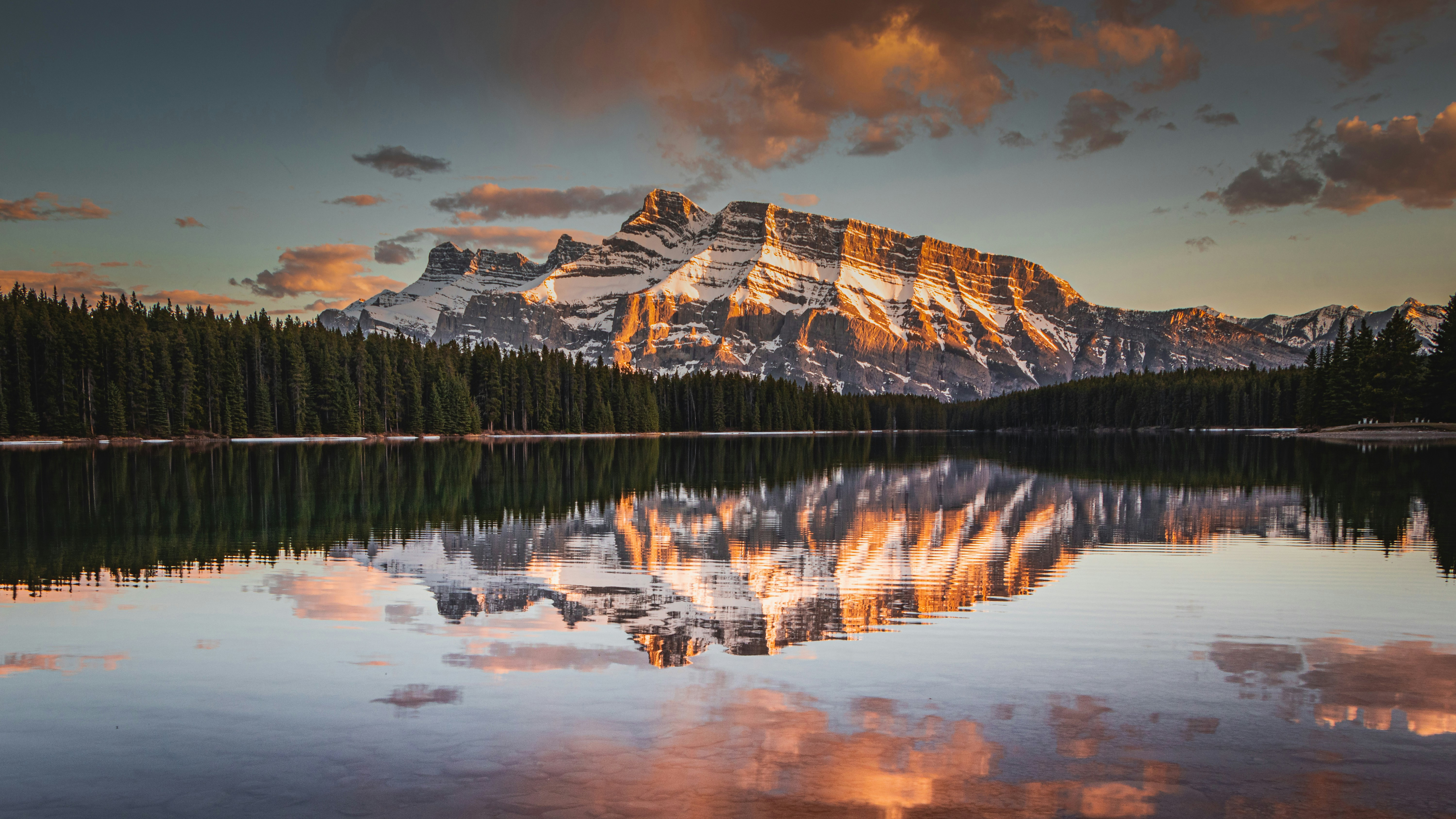Alpine Reflection Mountain Lake Wallpaper,HD Nature Wallpapers,4k ...