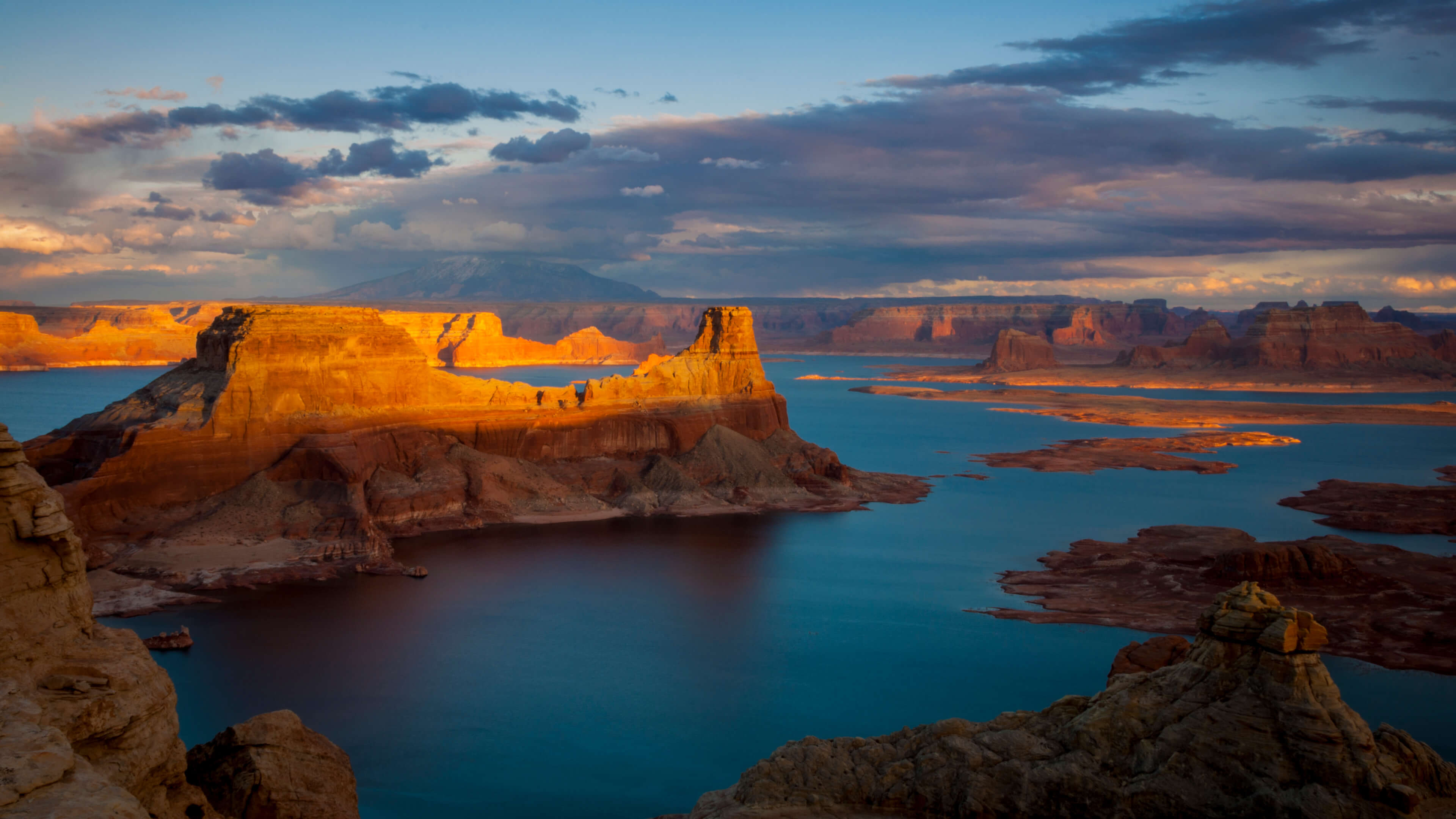 Alstrom Point Lake Powell Utah Usa Wallpaperhd Nature Wallpapers4k