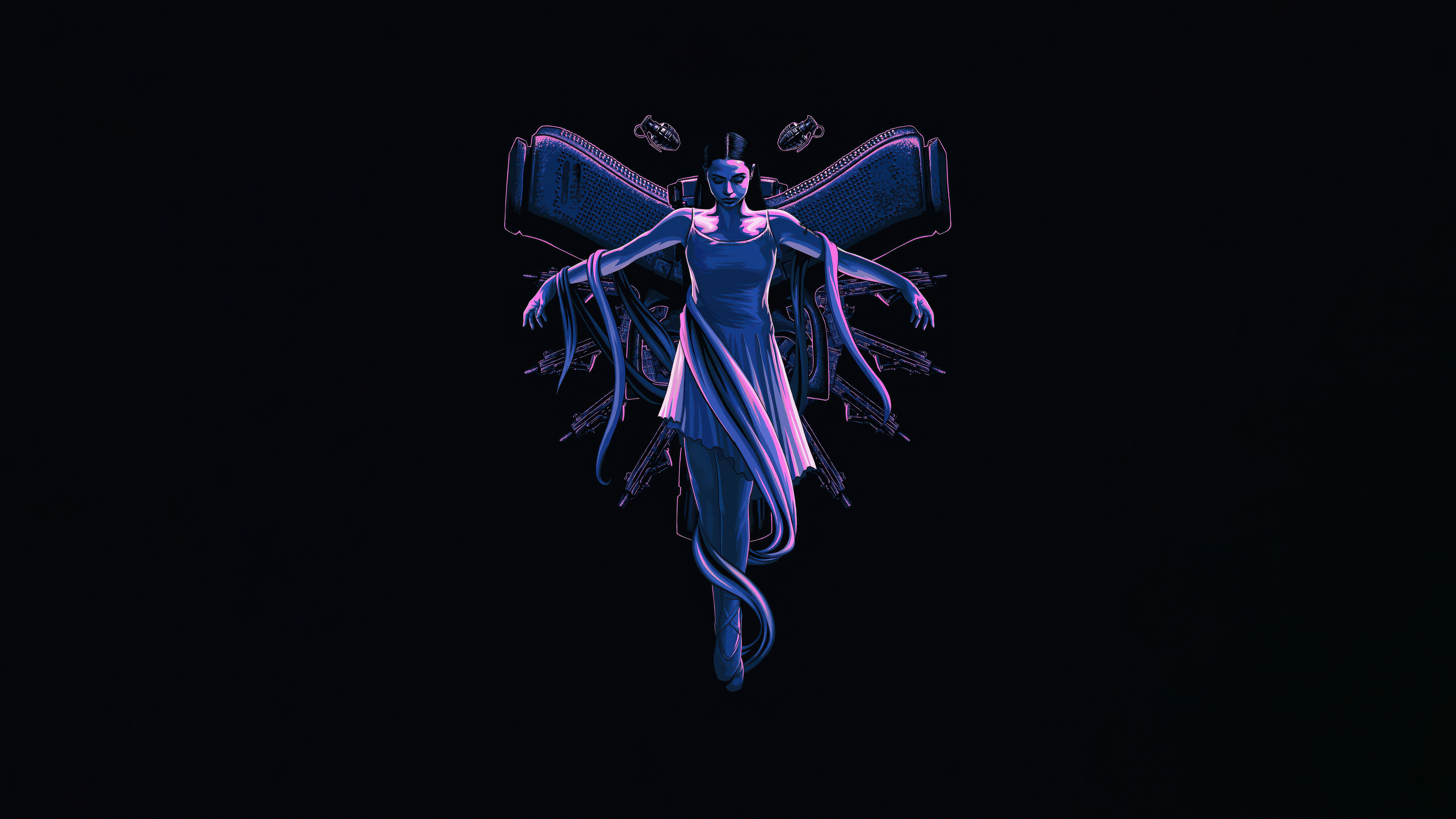 1080x2280 Ballerina 2025 5k One Plus 6,Huawei p20,Honor view 10,Vivo ...