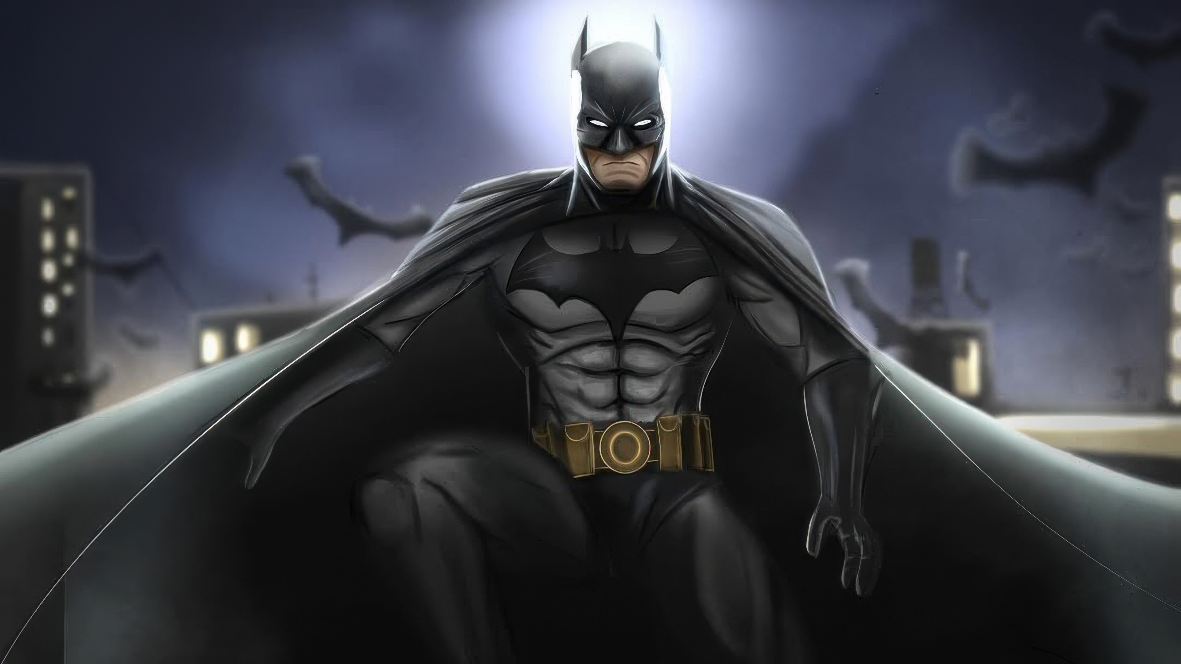 Batman Soars Wallpaper,HD Superheroes Wallpapers,4k Wallpapers,Images ...