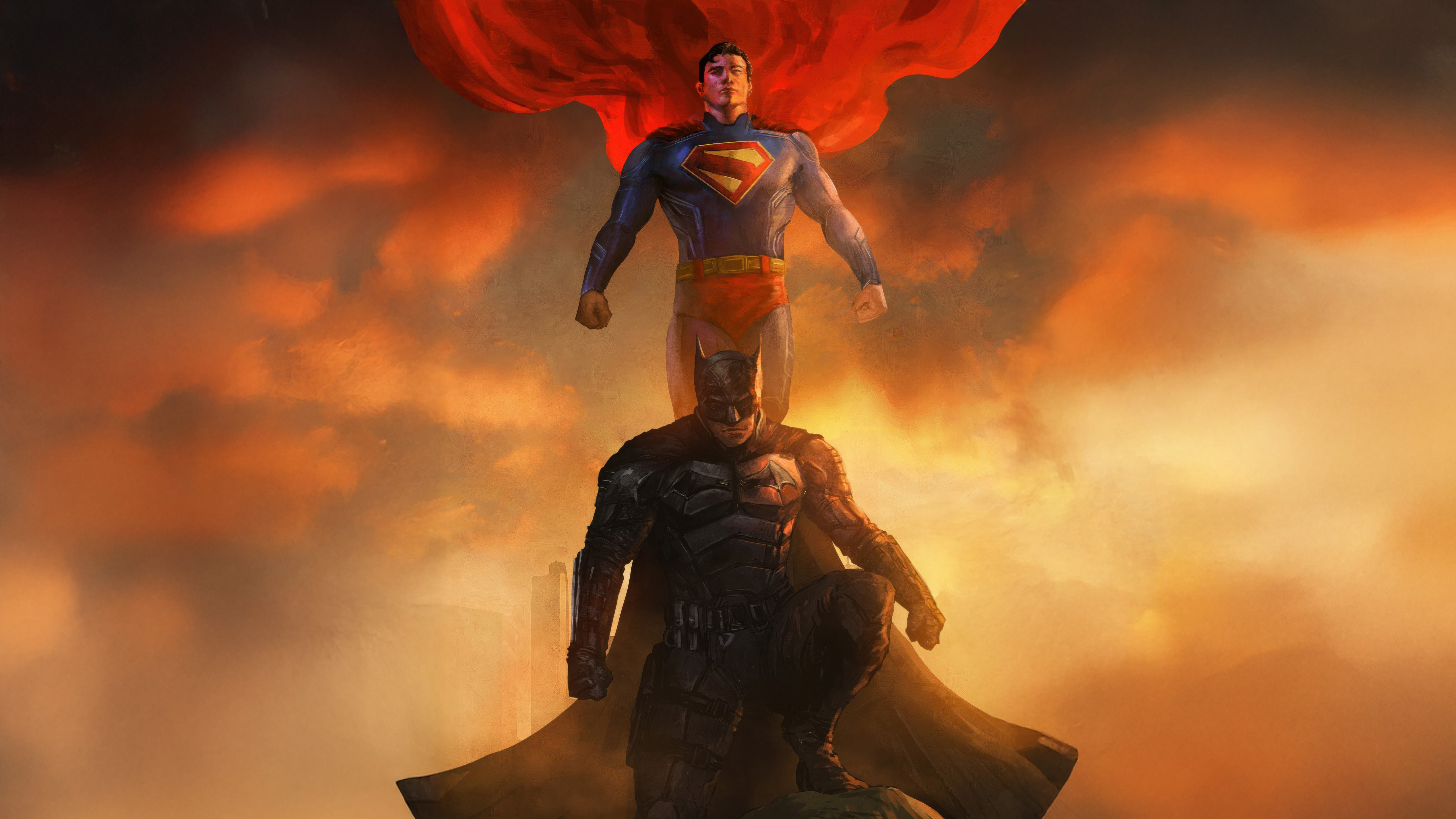 Batman X Superman Epic Confrontation Wallpaper,HD Superheroes Wallpapers,4k Wallpapers,Images ...