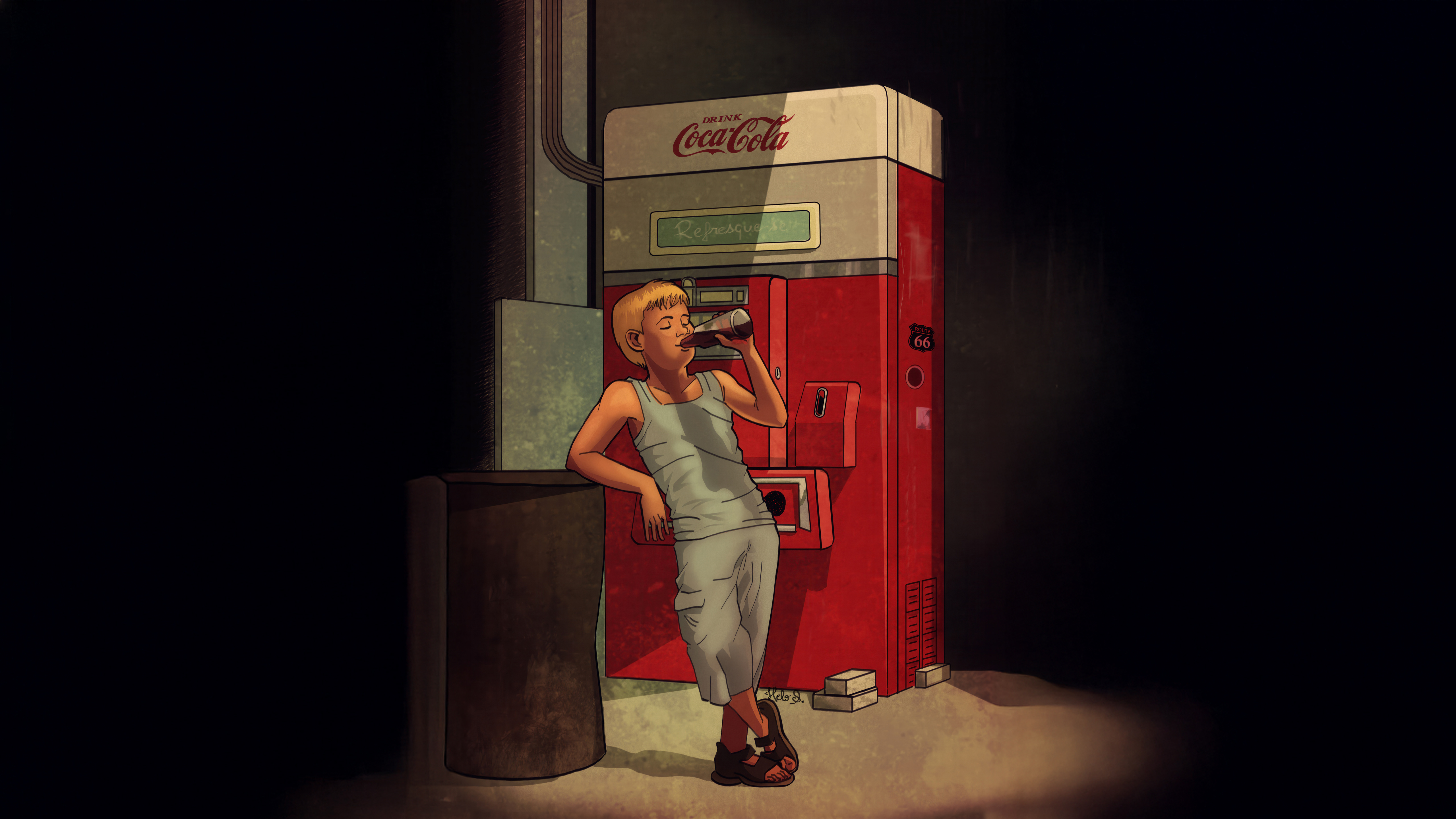 1600x900 Boy Drinking Coke Wallpaper,1600x900 Resolution HD 4k ...