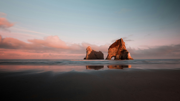 Archway Islands Ocean Shoreline Scenery Wallpaper,HD Nature Wallpapers,4k Wallpapers,Images ...