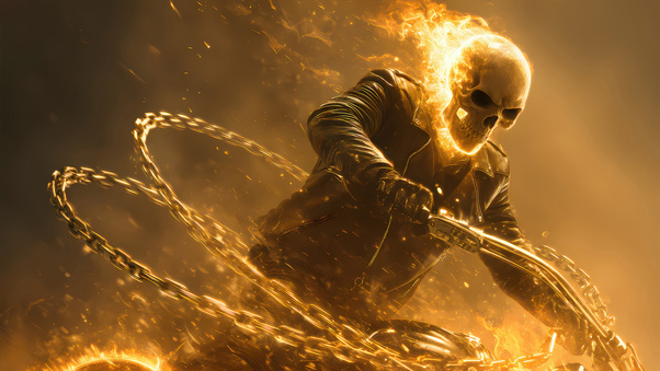 Ghost Rider Chains Of Damnation Wallpaper,HD Superheroes Wallpapers,4k ...
