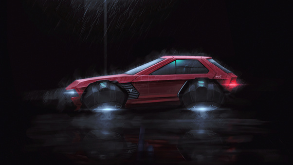 Levitating Cyber Car Wallpaper,HD Artist Wallpapers,4k Wallpapers ...