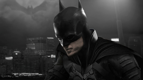 The Batman Grey Wallpaper,HD Superheroes Wallpapers,4k Wallpapers ...