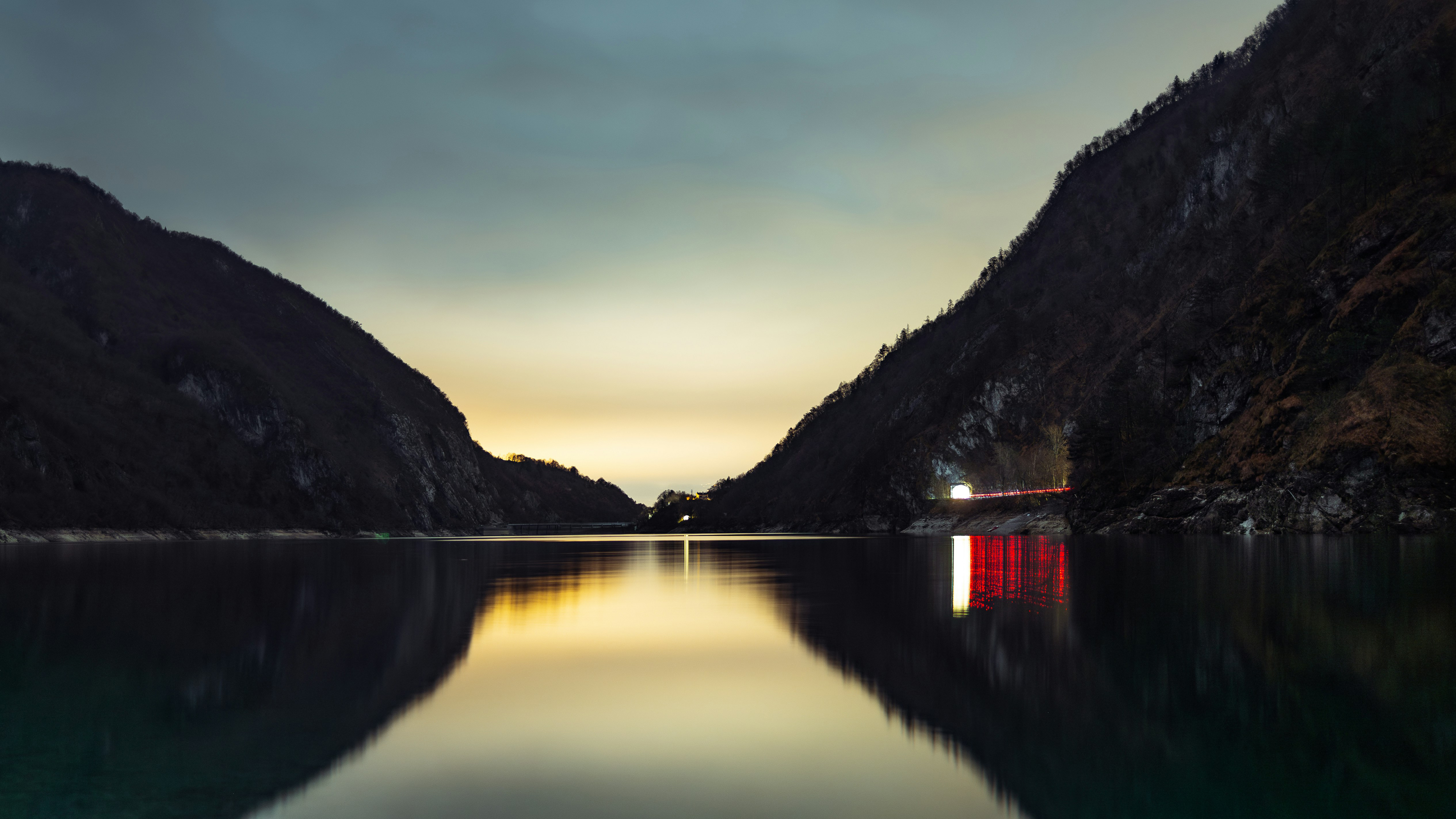 3840x2400 Calm Lake Scenery 4K ,HD 4k Wallpapers,Images,Backgrounds ...