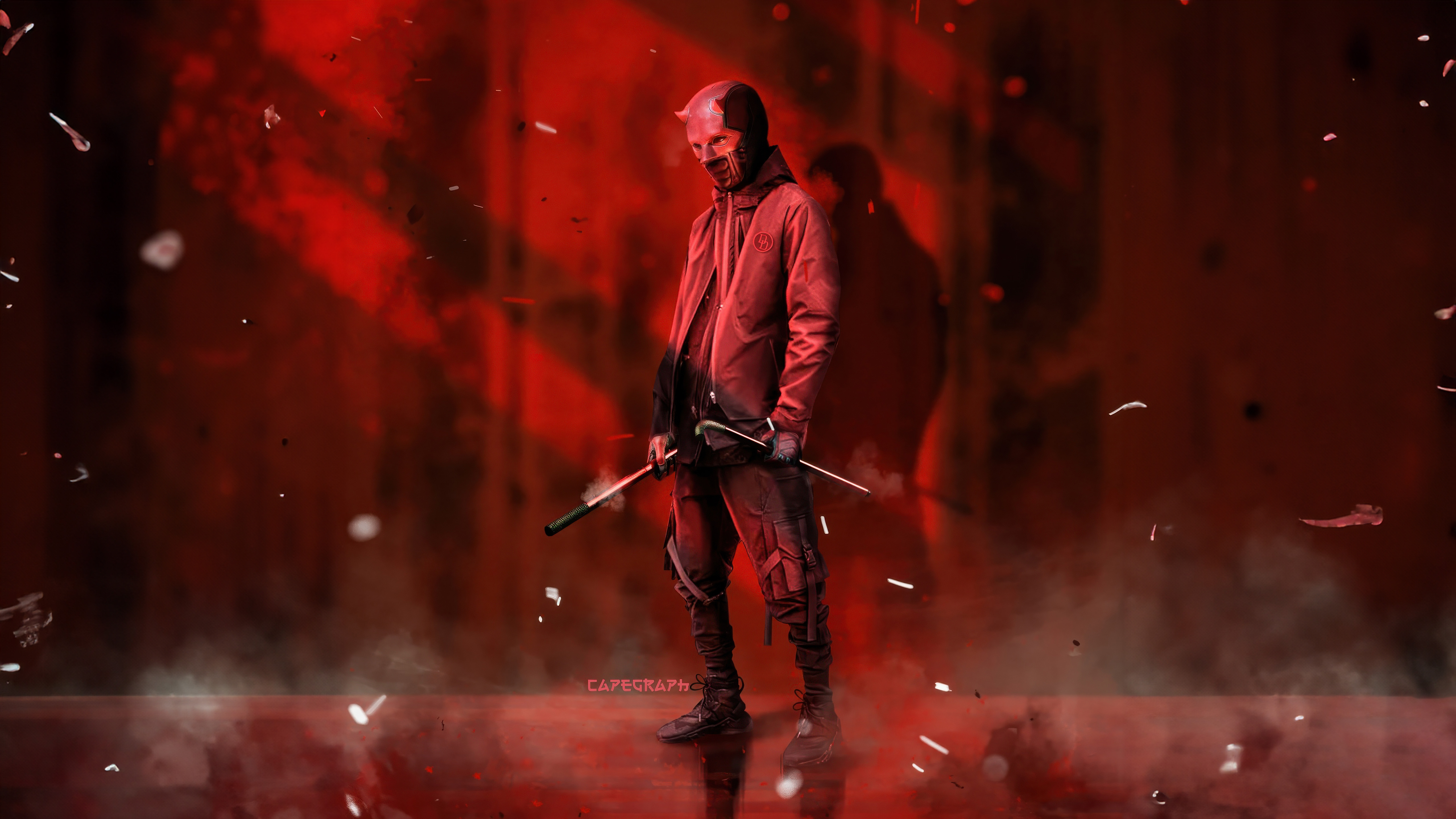 Daredevil The Crimson Vigilante Wallpaper,HD Superheroes Wallpapers,4k ...