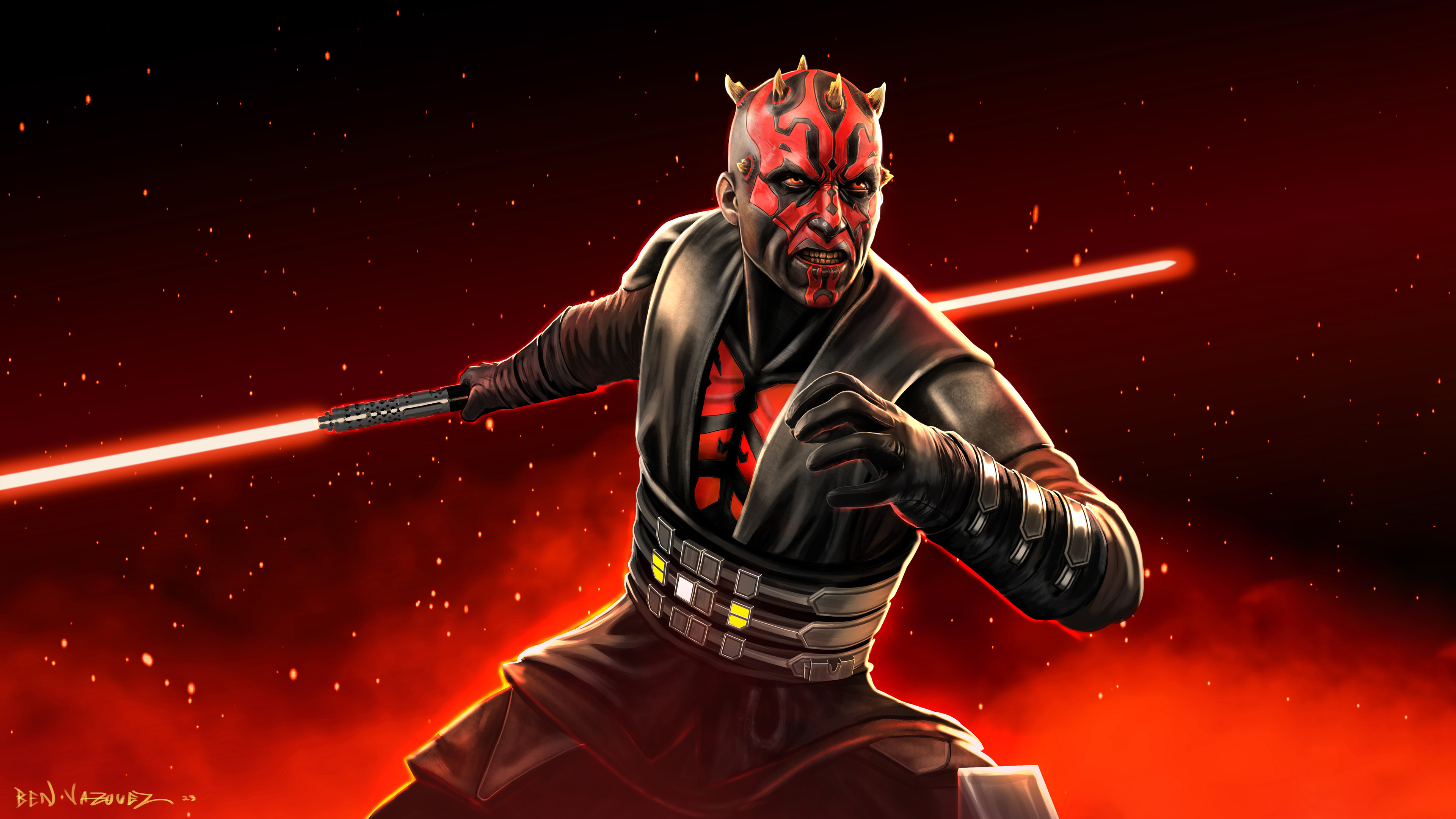 3840x2160 Darth Maul Stand 4K ,HD 4k Wallpapers,Images,Backgrounds ...