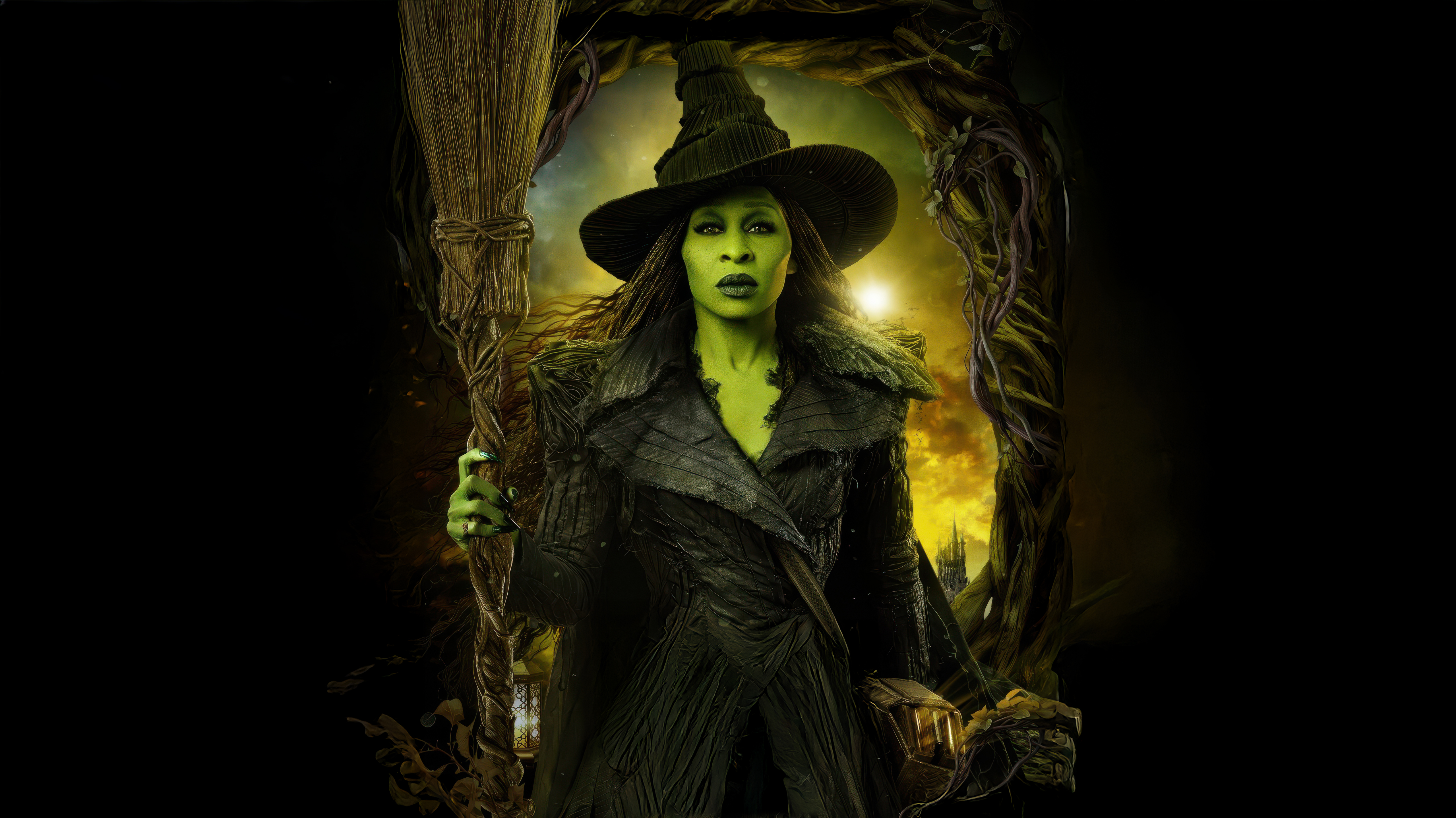 Elphaba In Wicked For Good 2025 Movie Wallpaper,HD Movies Wallpapers,4k ...