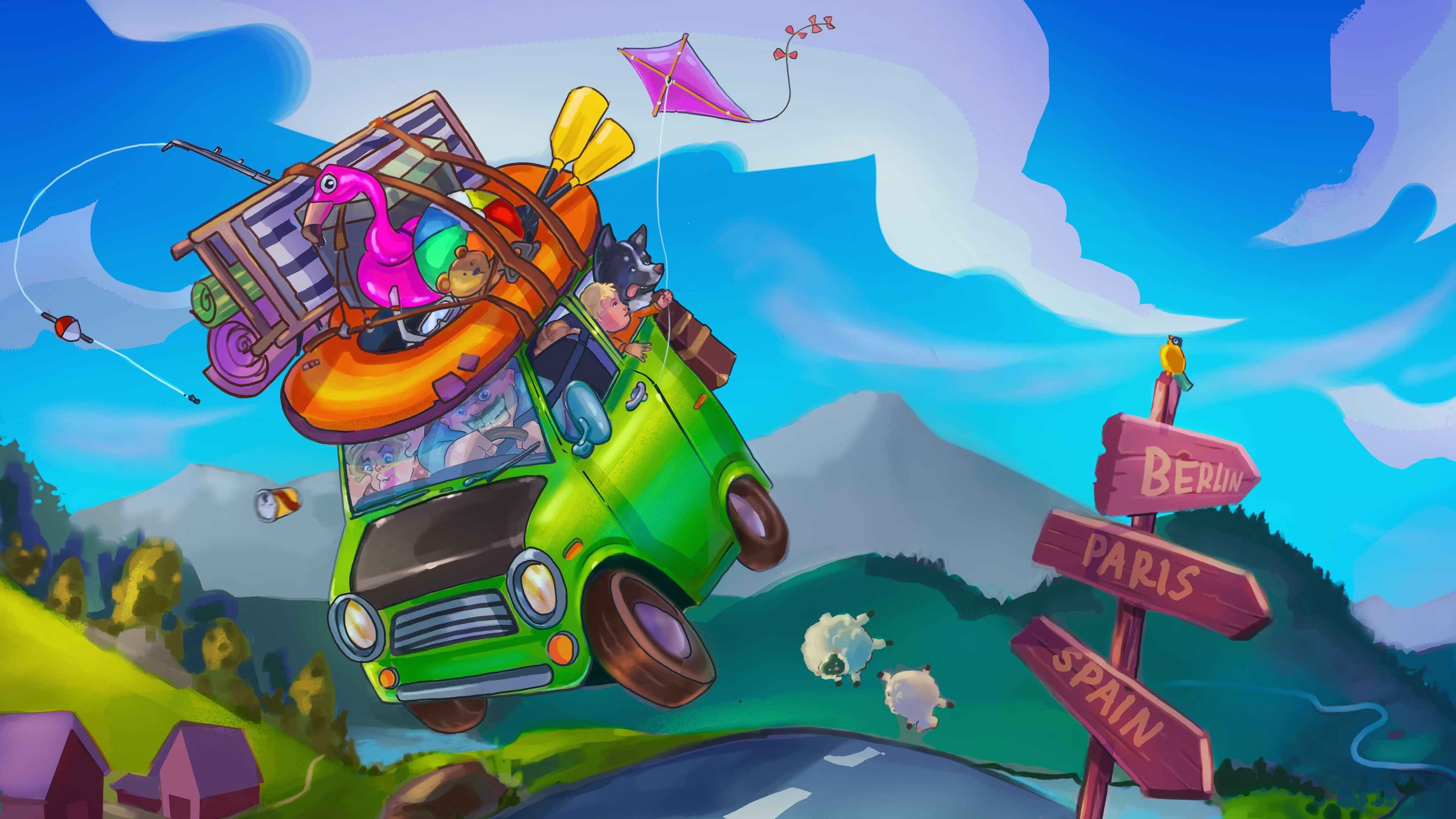 Fantasy Nomad Life Mountain Adventure Wallpaper,HD Artist Wallpapers,4k ...