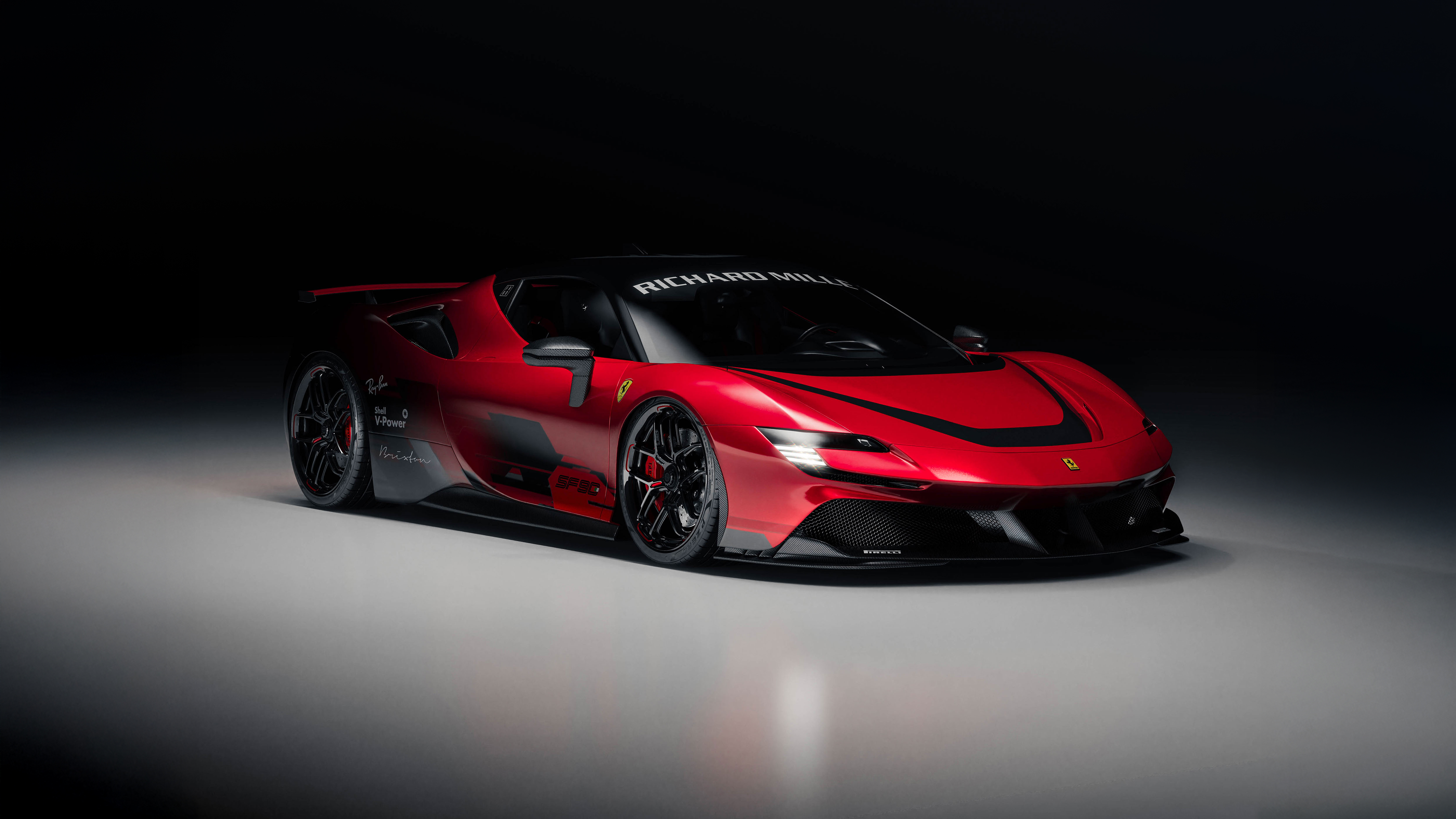 Ferrari Sf90 V8 Turbo Engine Wallpaper,HD Cars Wallpapers,4k Wallpapers ...