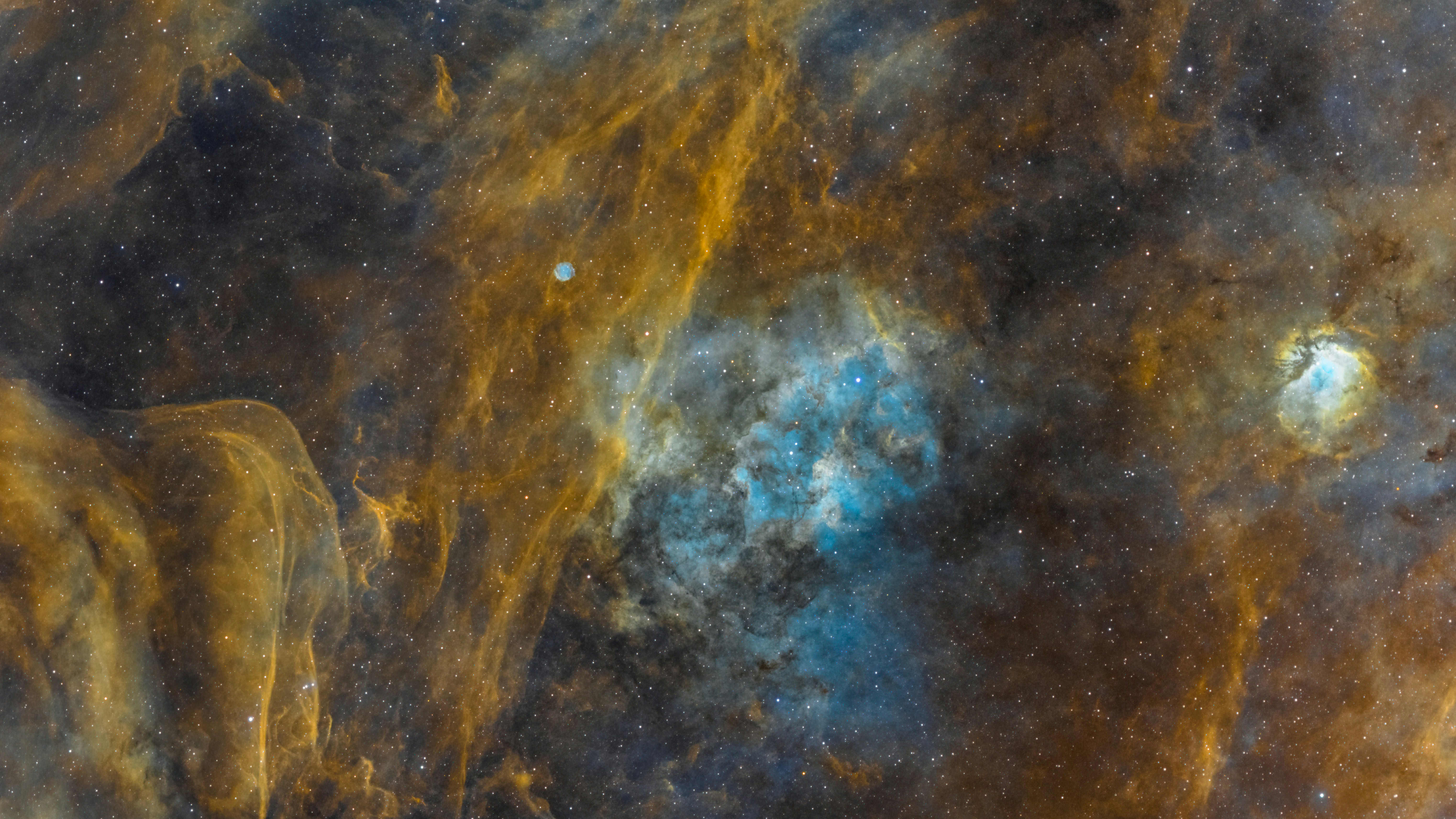 Golden Stardust Nebula Space Exploration Wallpaper,HD Nature Wallpapers ...