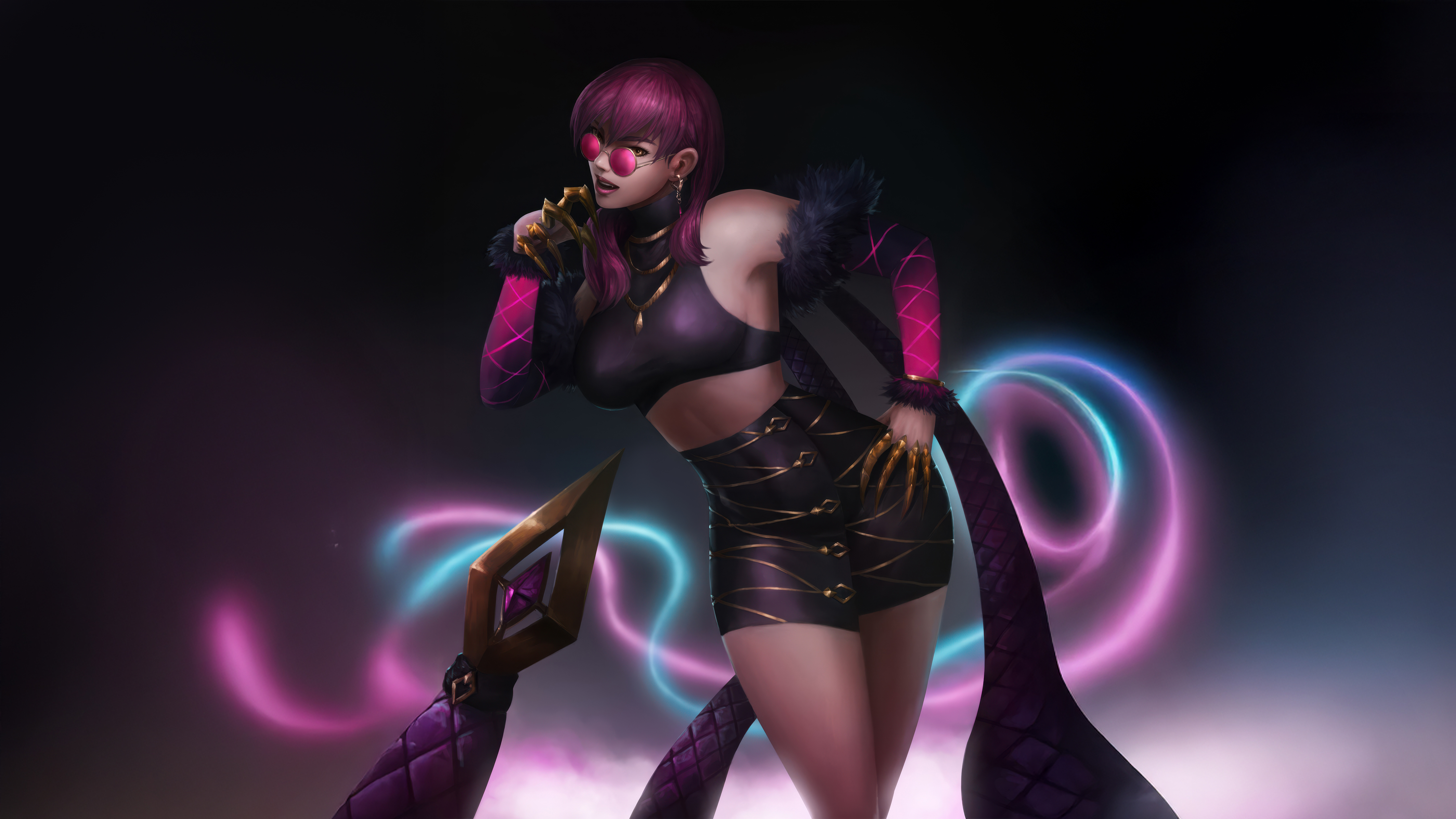Growl Kda Evelynn Wallpaper,HD Games Wallpapers,4k Wallpapers,Images,Backgrounds,Photos and Pictures