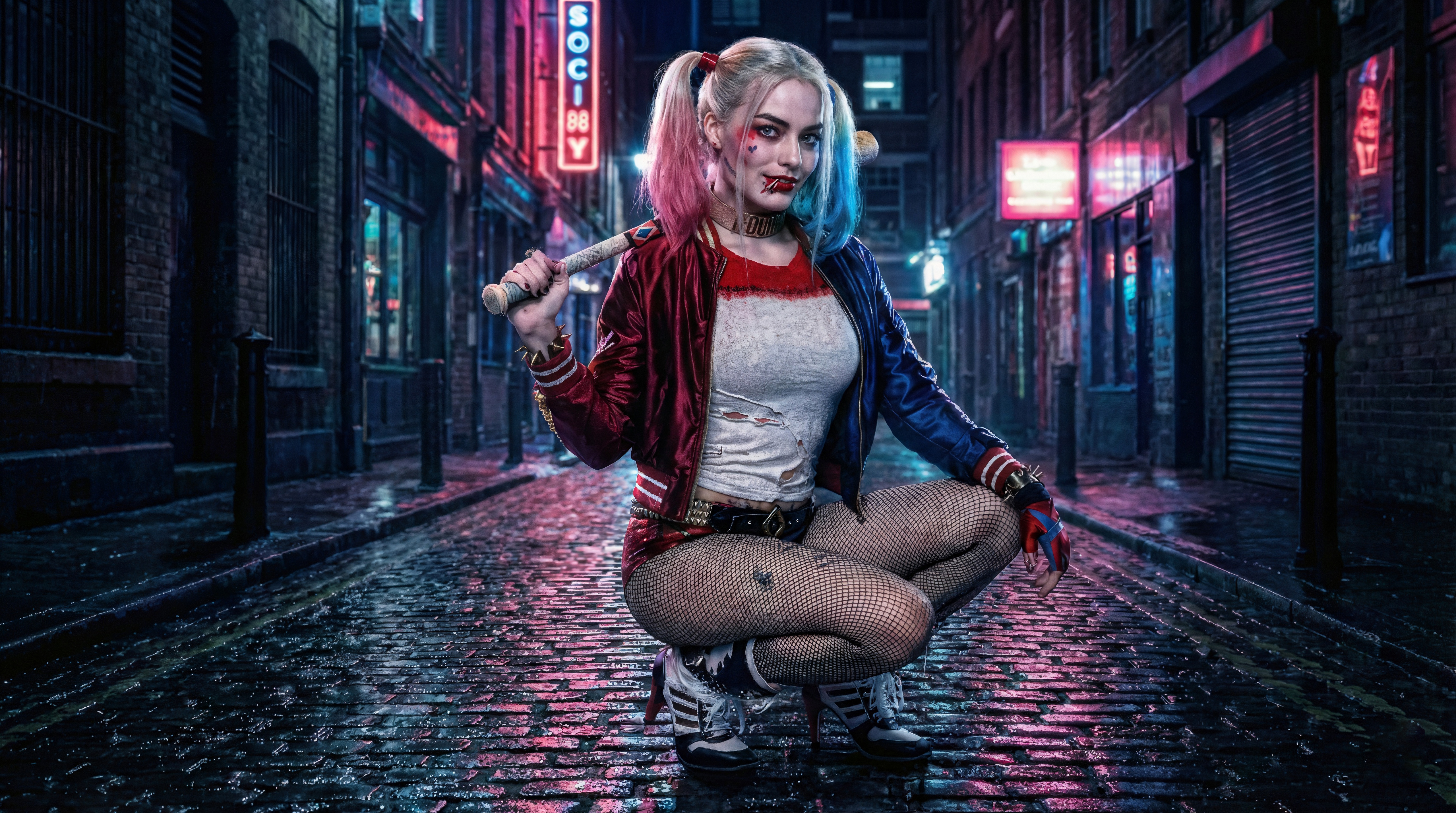 Harley Quinn Chaos Queen Wallpaper,HD Superheroes Wallpapers,4k ...