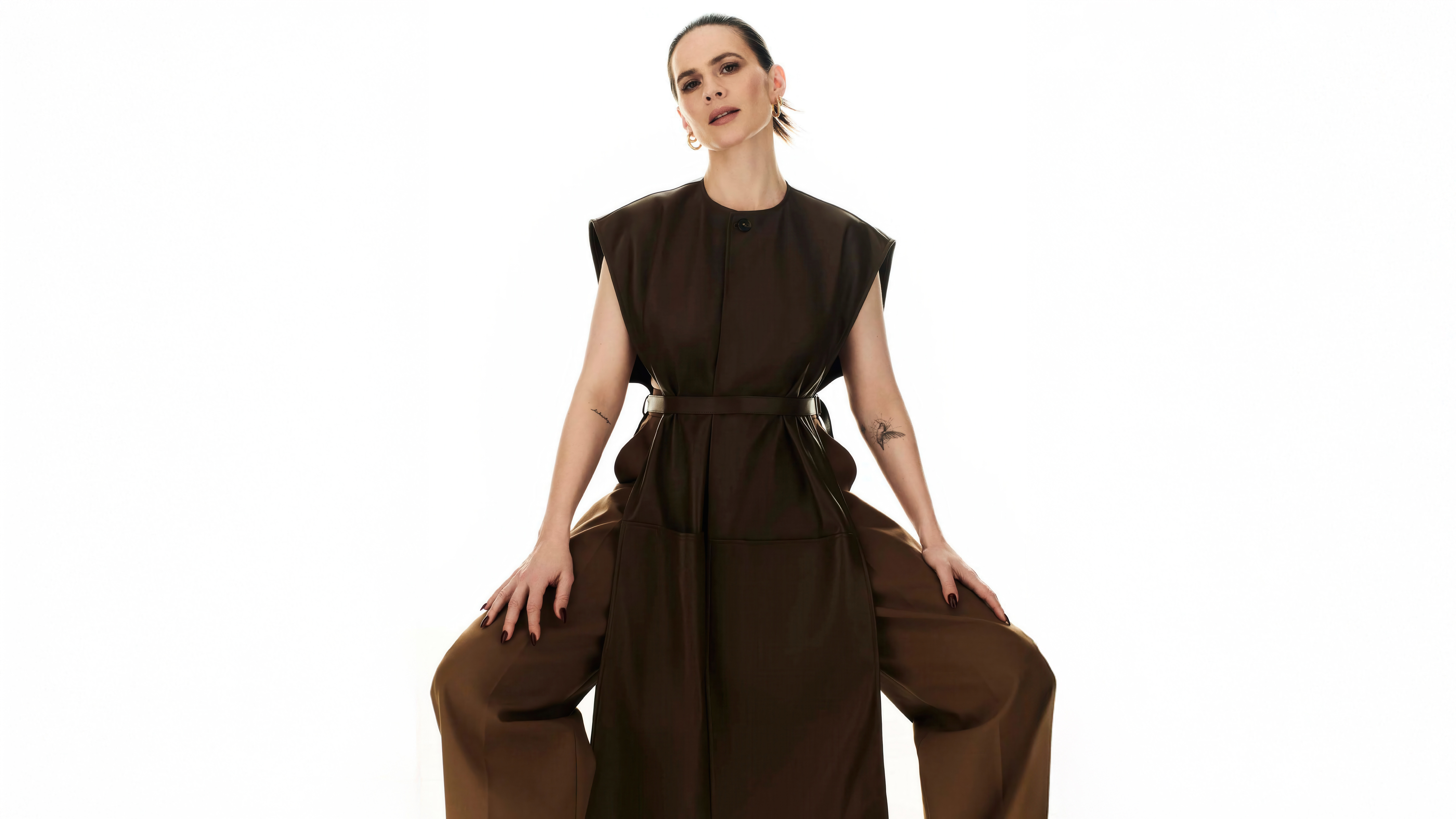 Hayley Atwell X Grazia Magazine 2025 Wallpaper,HD Celebrities ...