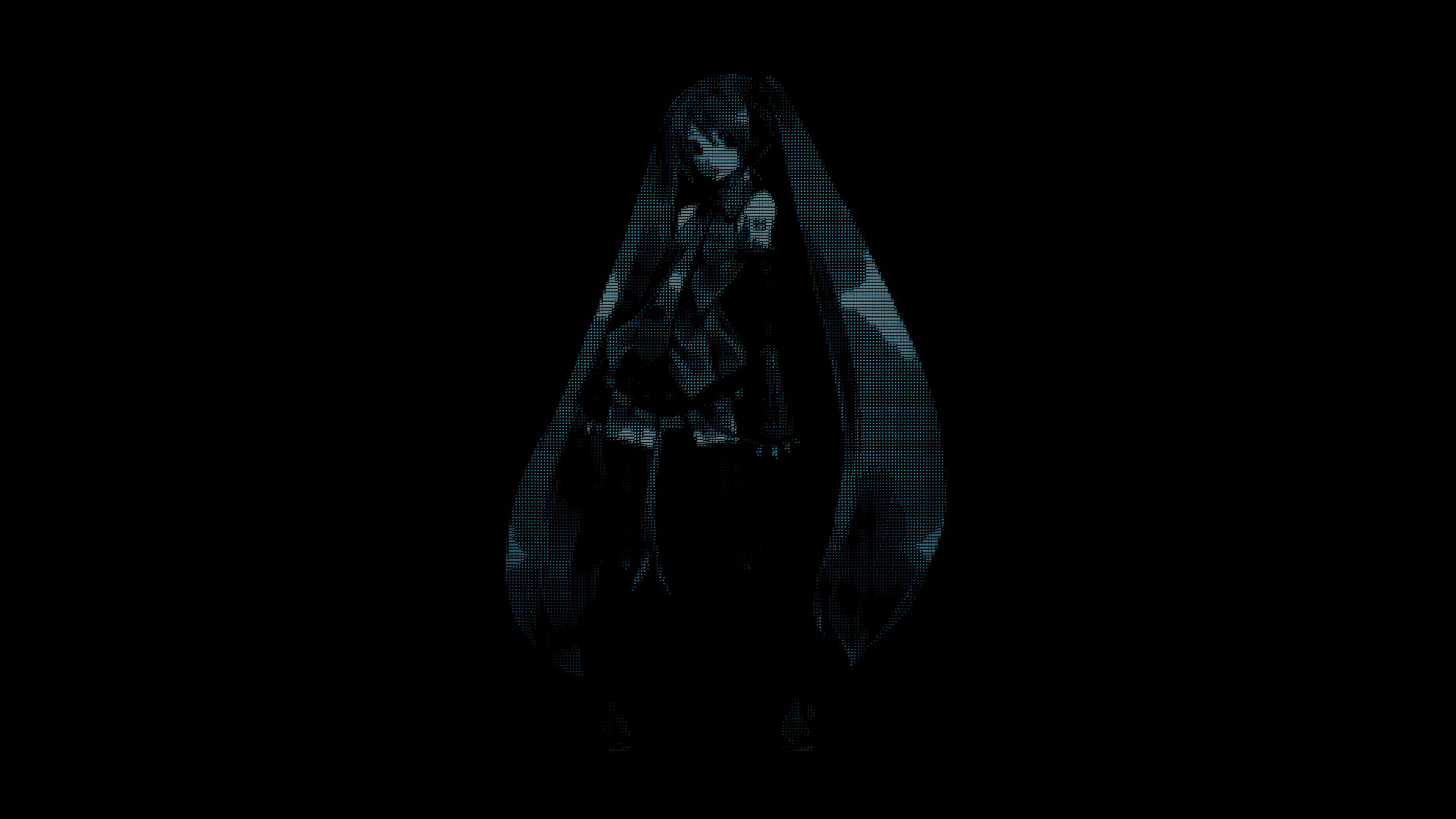 Hooded Figure Halftone Art Wallpaper,HD Artist Wallpapers,4k Wallpapers ...