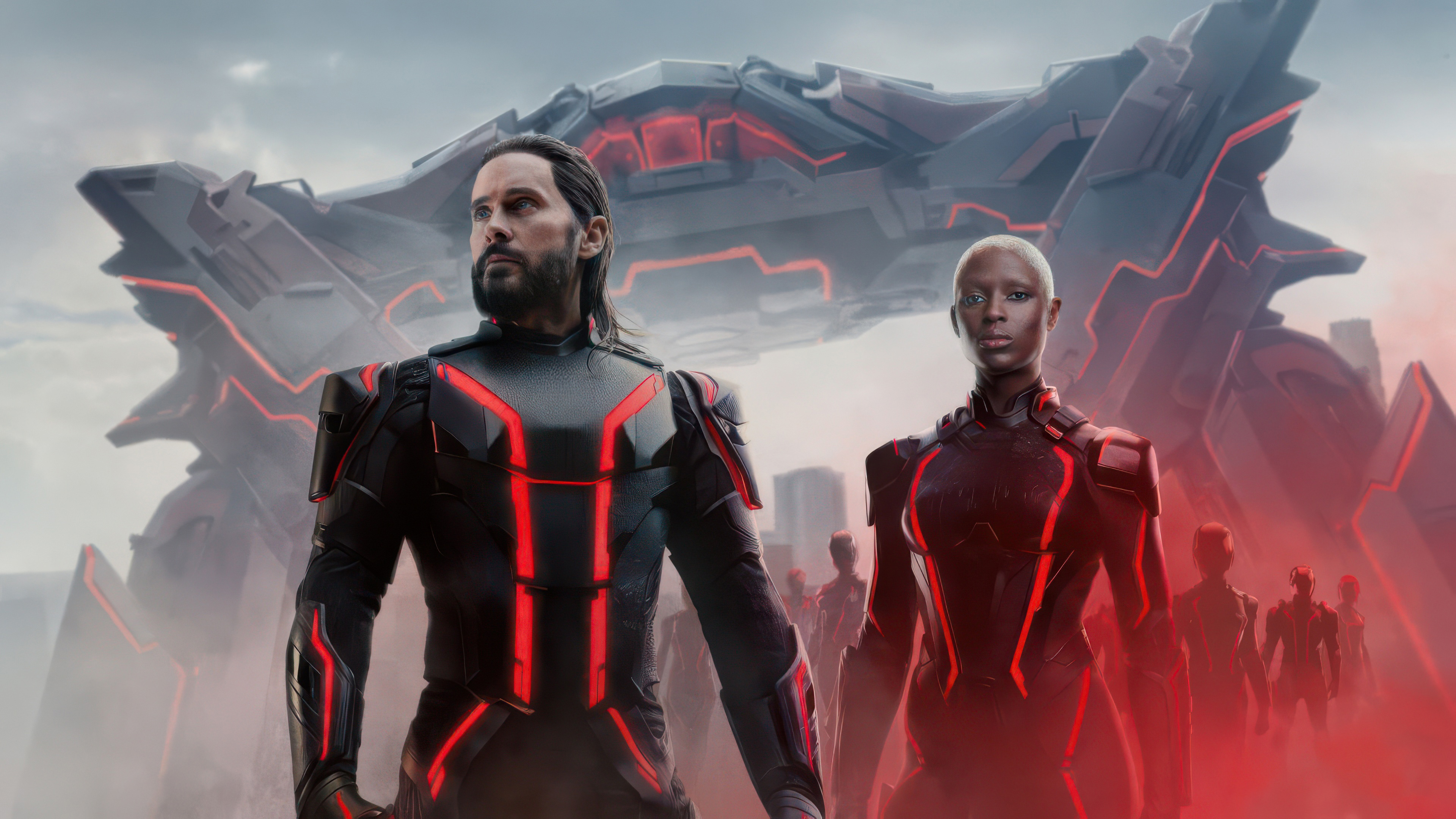 3840x2160 Jared Leto And Jodie Turner Smith In Tron Ares 4K ,HD 4k Wallpapers,Images,Backgrounds ...